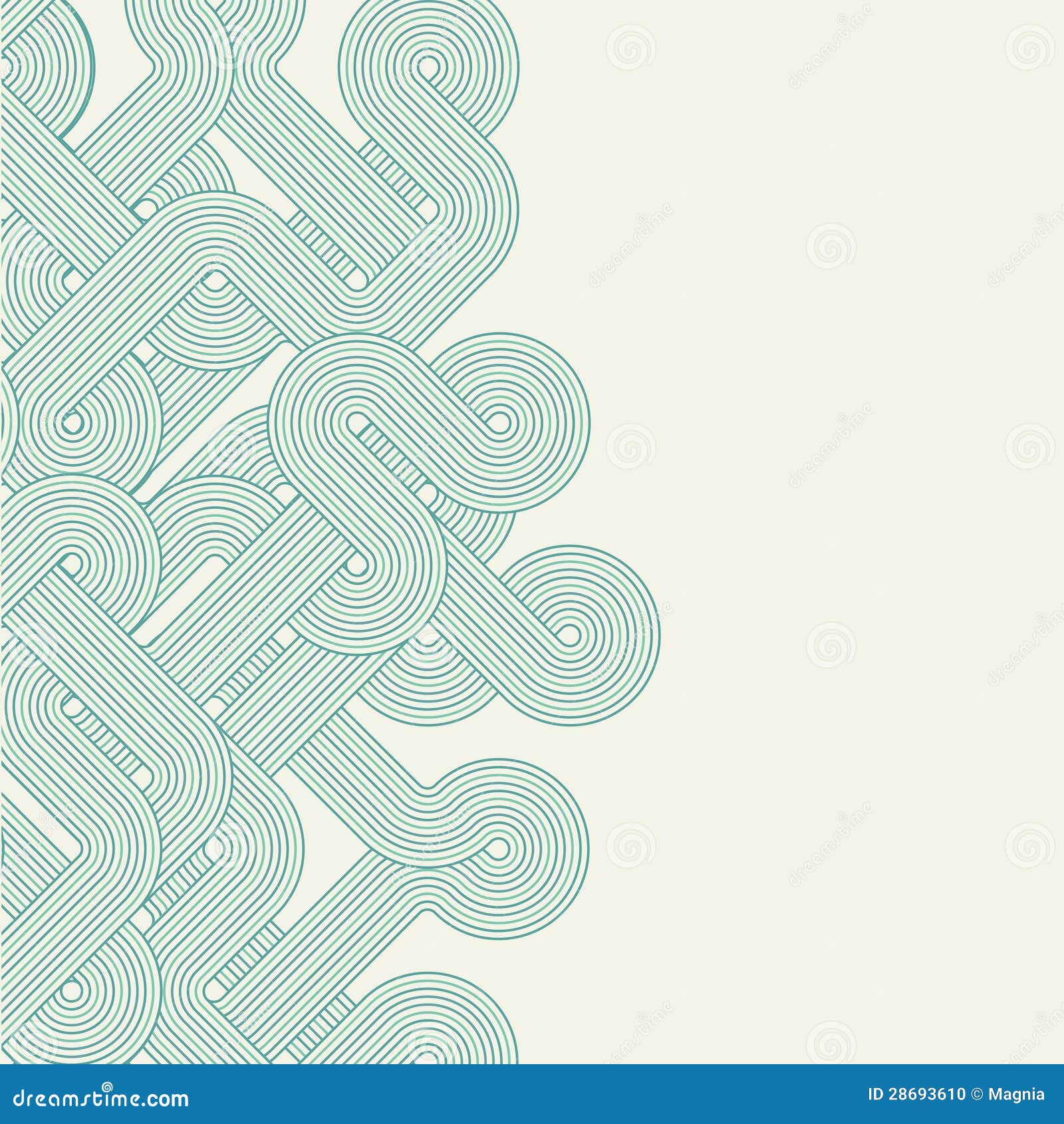 Twisted lines stock vector. Illustration of labyrinth - 28693610