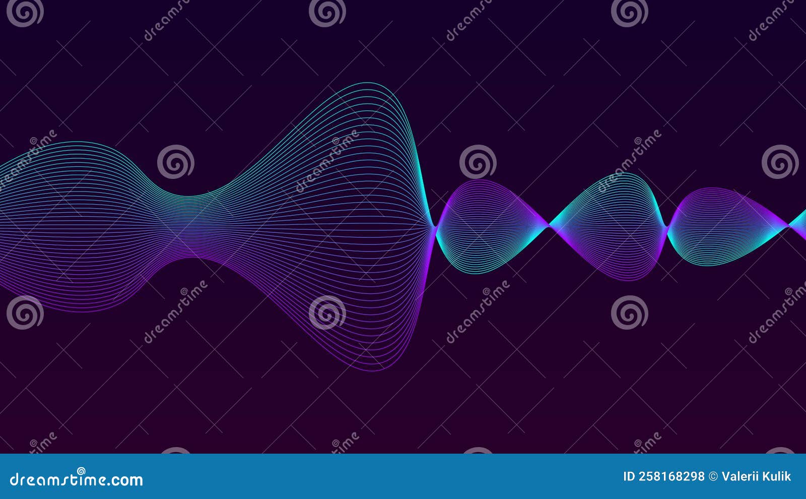 Twisted Lines. Vector Abstract Background with Colored Lines ...