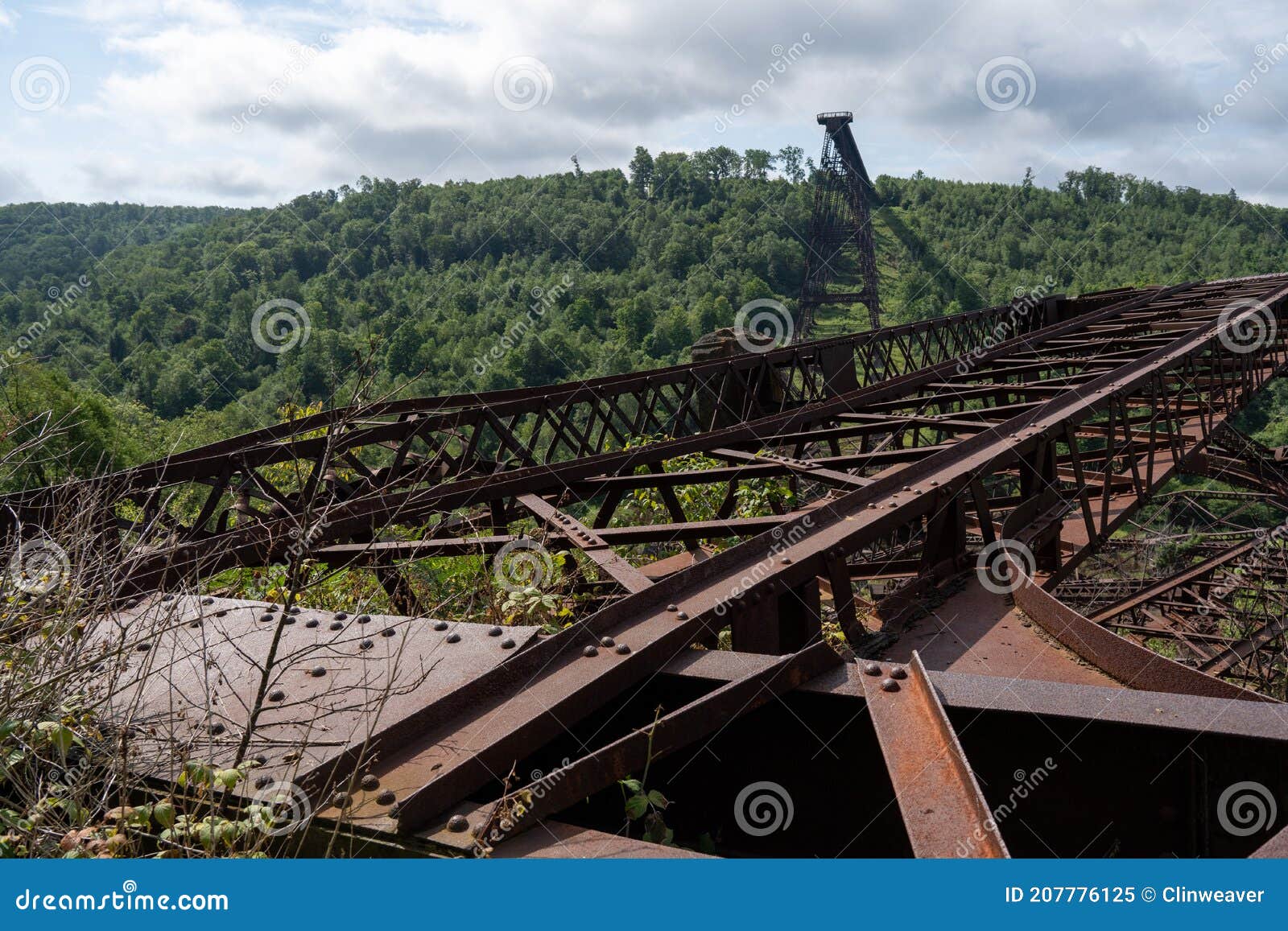 Kinzua Bridge State Park stock image. Image of state - 207776125