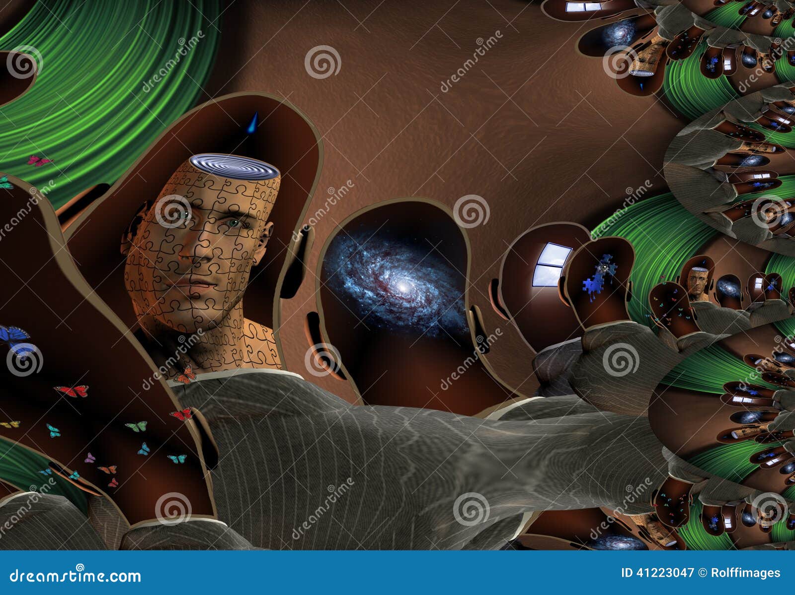 Twisted stock illustration. Illustration of mind, psyche - 41223047