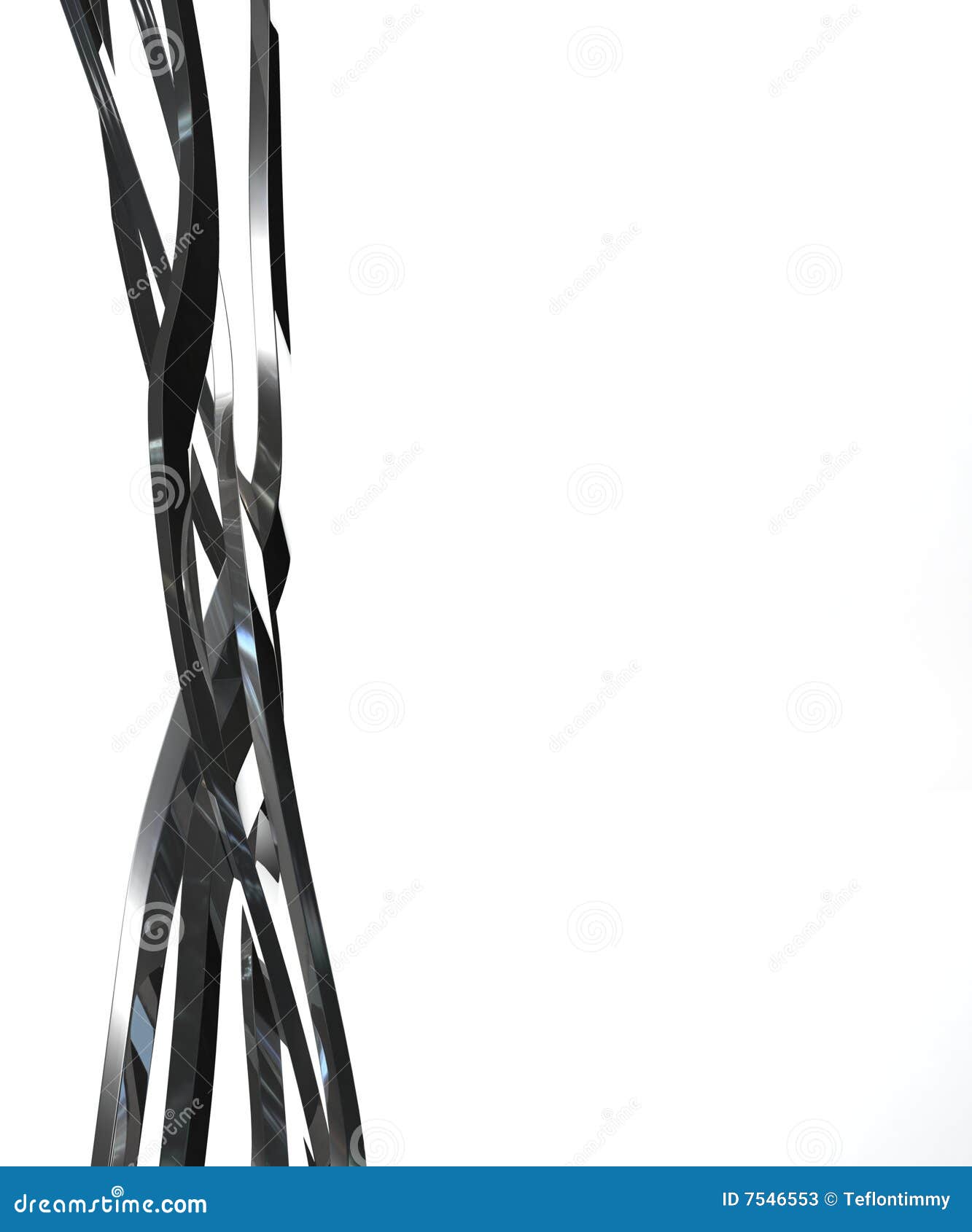 Twisted metal bars stock illustration. Illustration of metal - 7546553