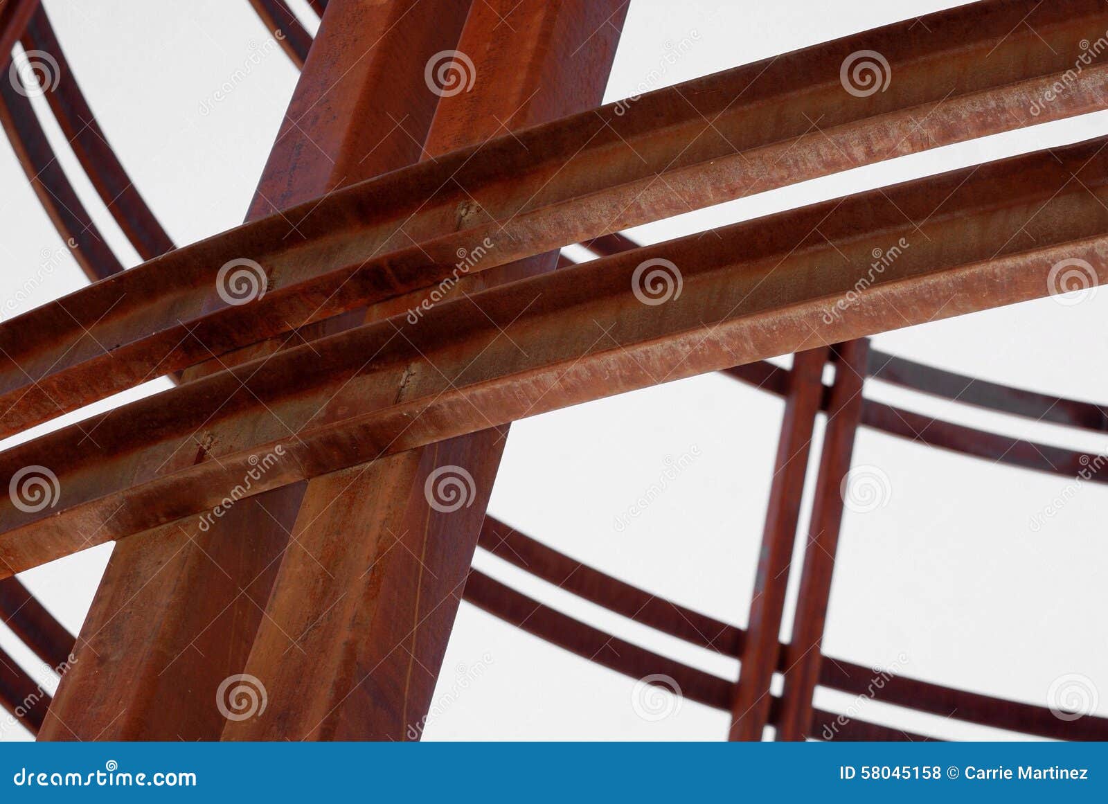 Twisted metal stock photo. Image of metal, rusted, rivets - 58045158