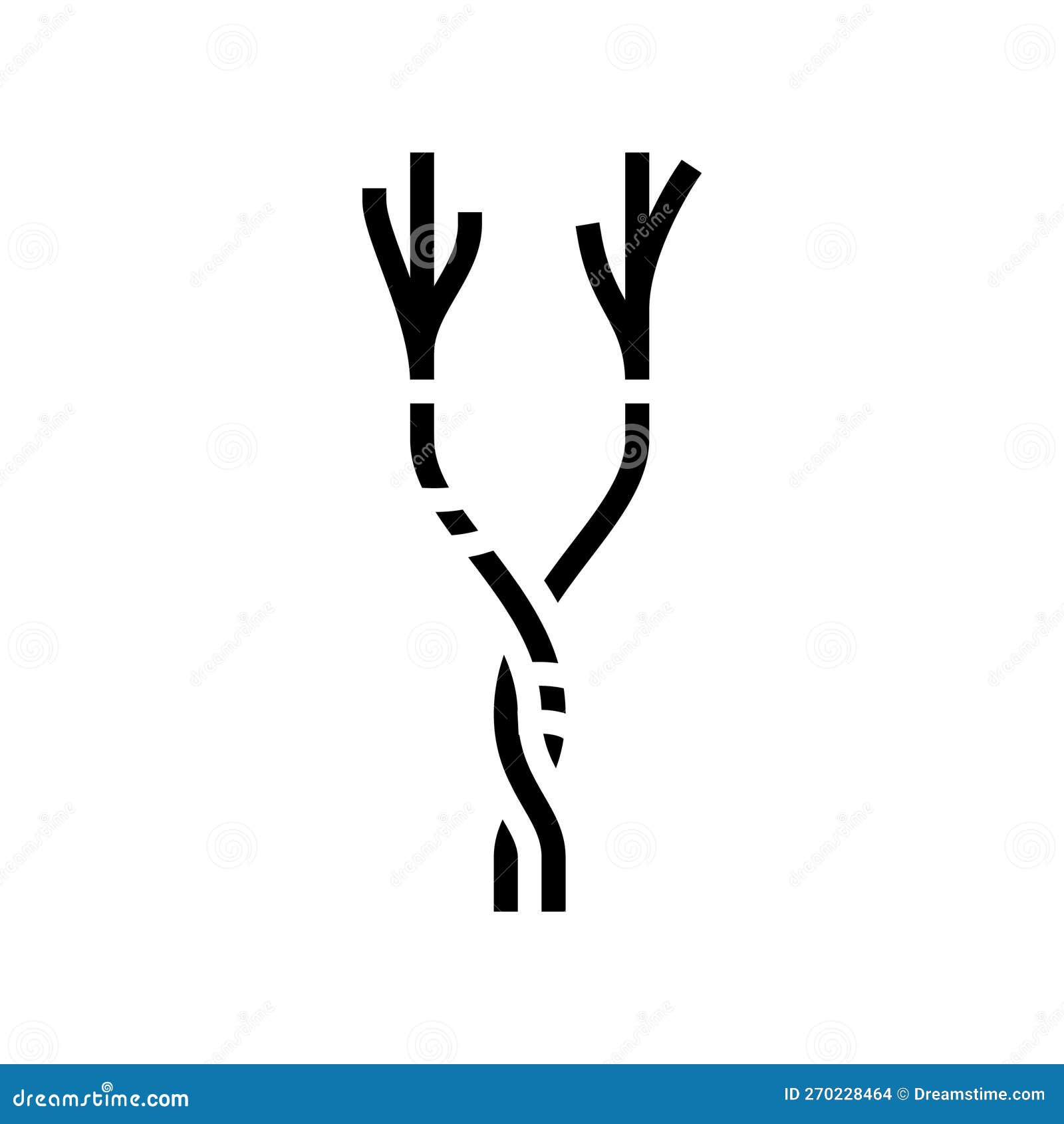 Twisted-pair Cable With Symbols. Foil Shielded Cable Vector ...