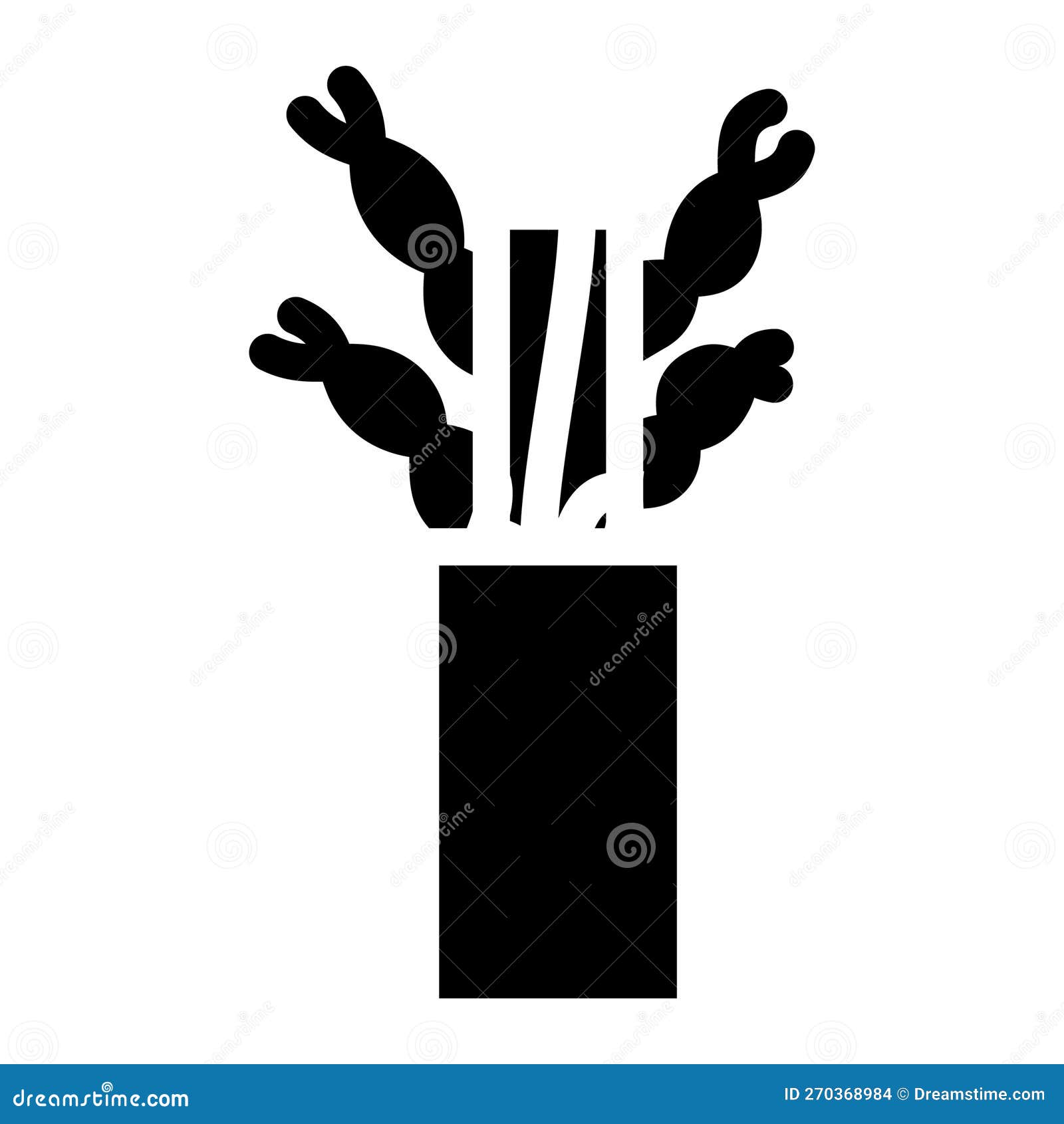 Twisted Pair Cable Glyph Icon Vector Illustration Stock Vector ...