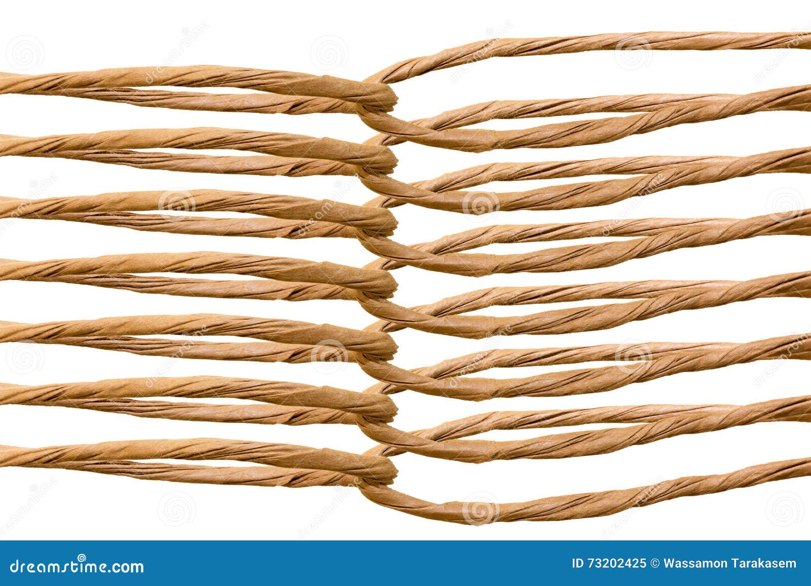 Twisted Paper Rope stock image. Image of isolated, paper - 73202425