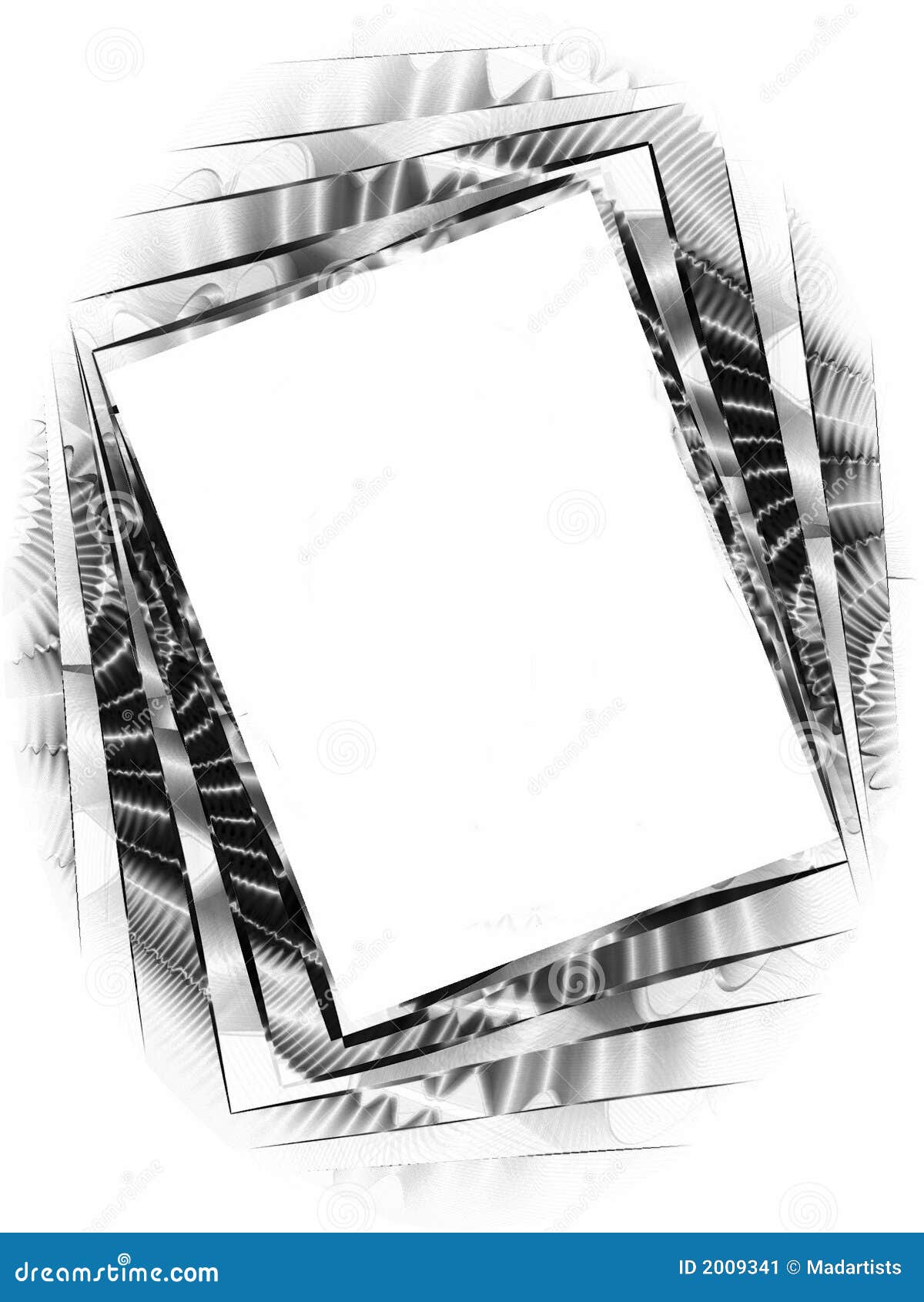 Twisted Photo Picture Frame Stock Illustration - Illustration of design ...