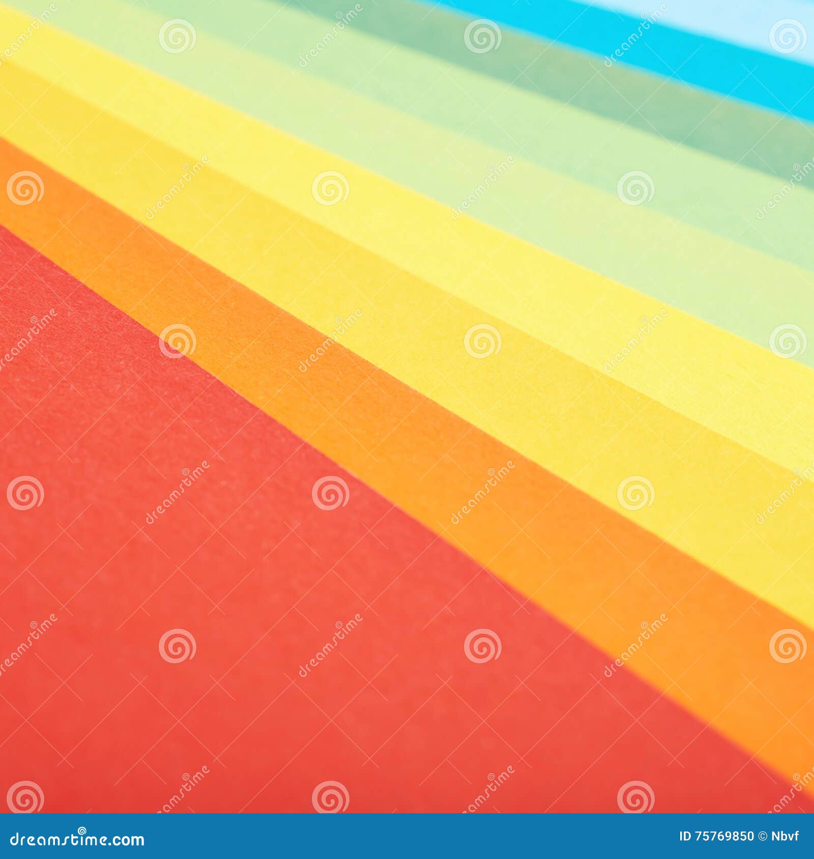 Twisted Pile Of Colorful A4 Sheets Royalty-Free Stock Photography ...