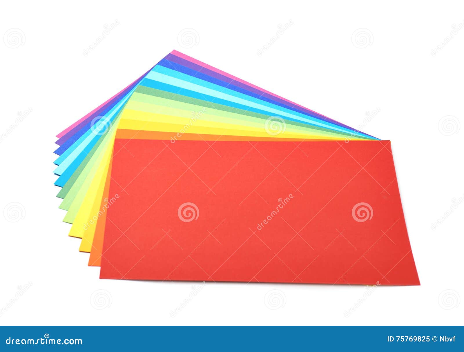 Twisted Pile Of Colorful A4 Sheets Royalty-Free Stock Photography ...