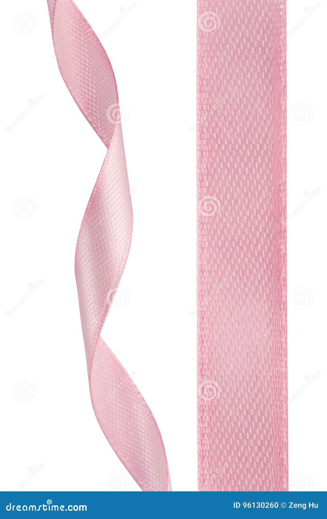 Twisted pink ribbon stock photo. Image of bright, twisting - 96130260