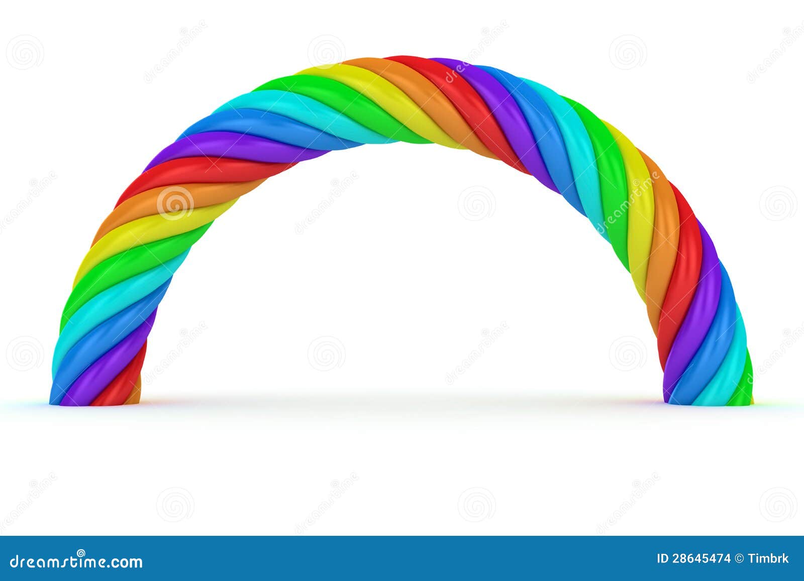 Twisted rainbow stock illustration. Illustration of abstract - 28645474