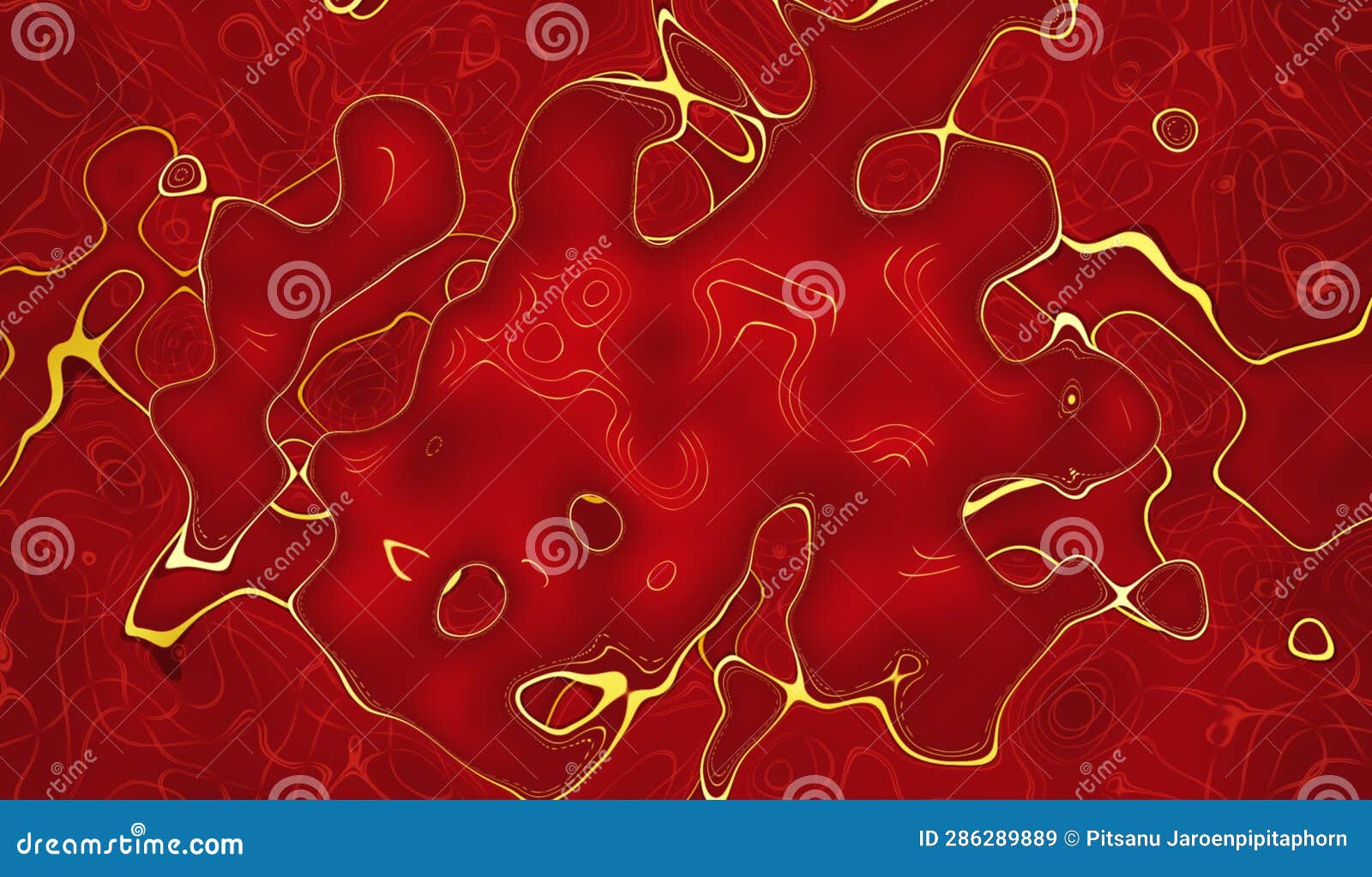 Twisted Red-gold Gradient Liquid Blur Abstract Backgrounds Stock ...