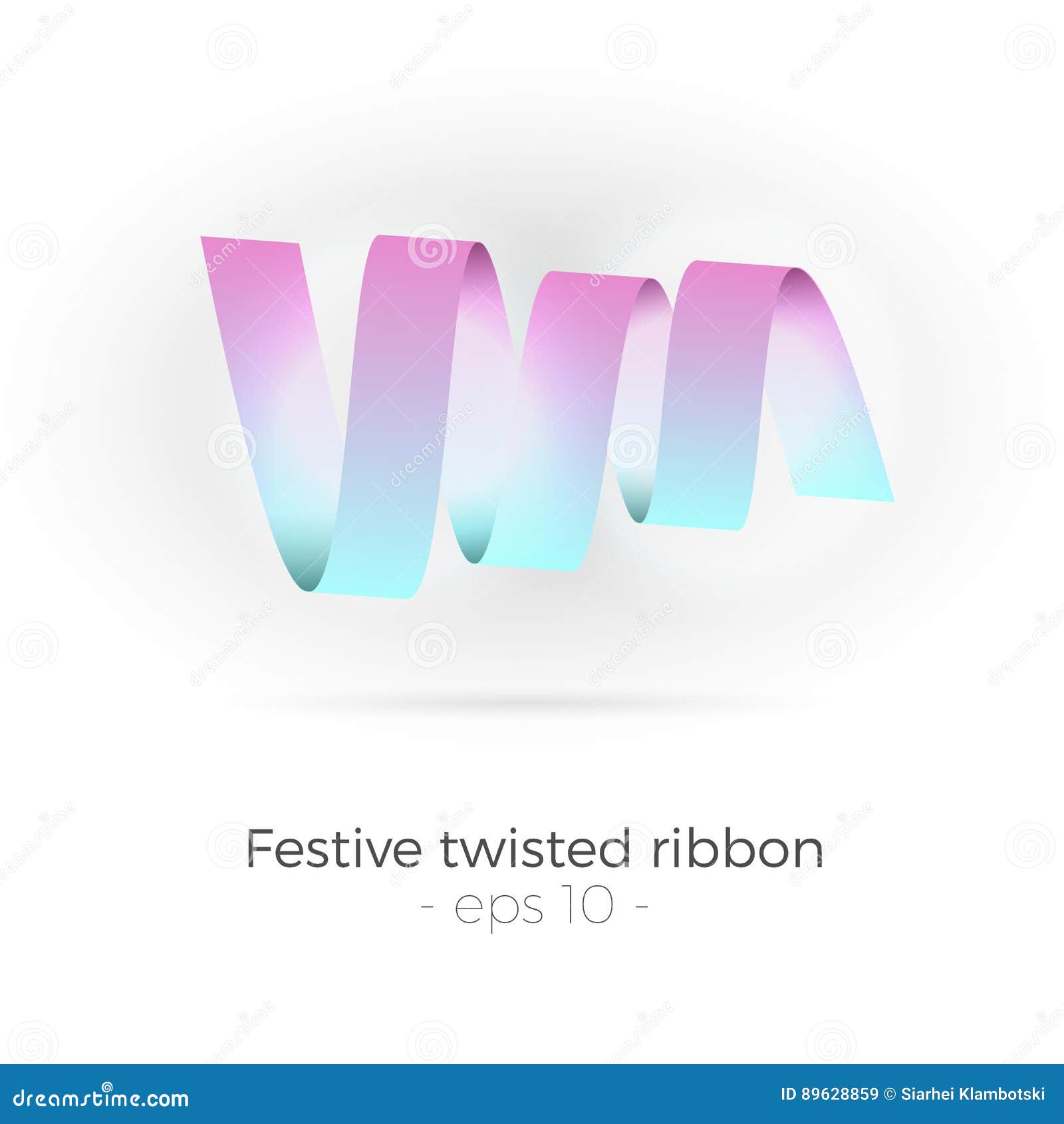 Twisted ribbon vector stock vector. Illustration of curl - 89628859