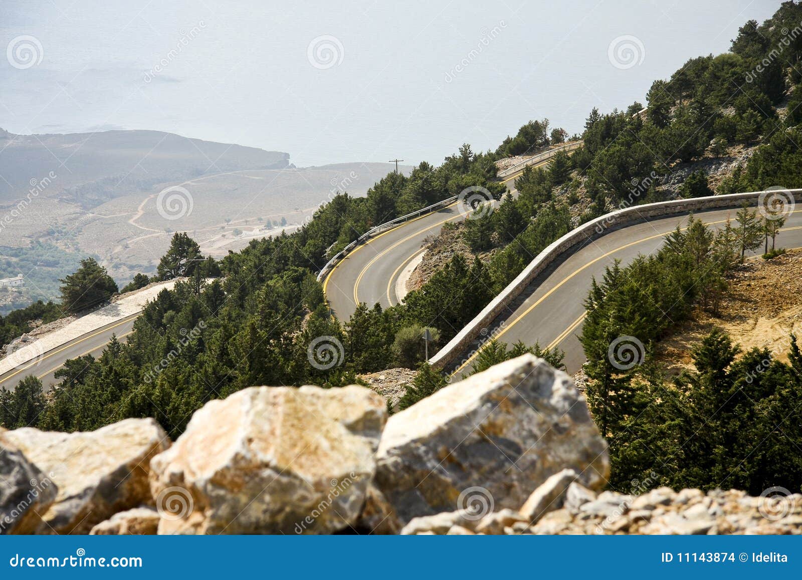 Twisted Road stock photo. Image of corner, asphalt, narrow - 11143874