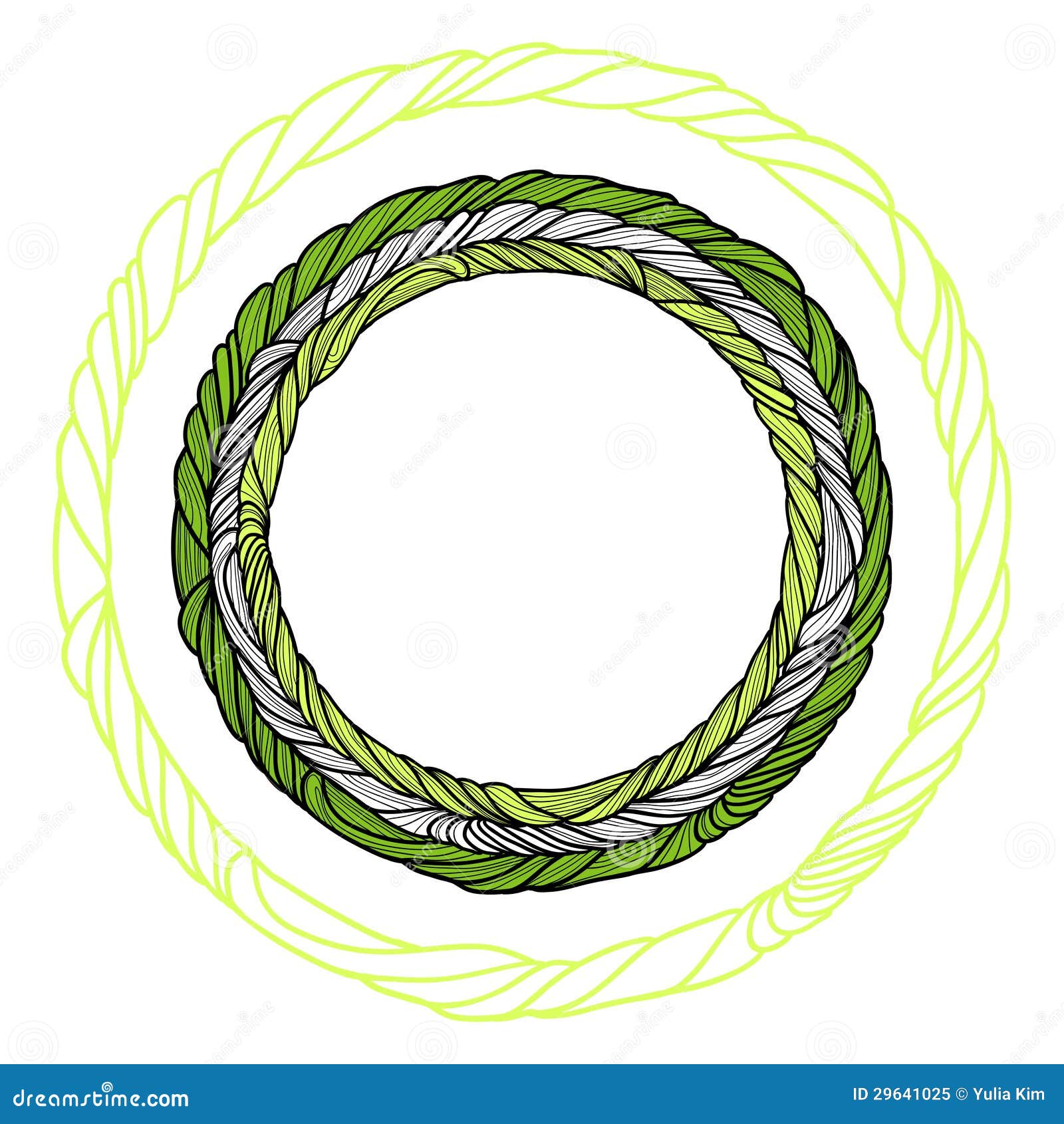 Twisted round frame stock illustration. Illustration of circular - 29641025