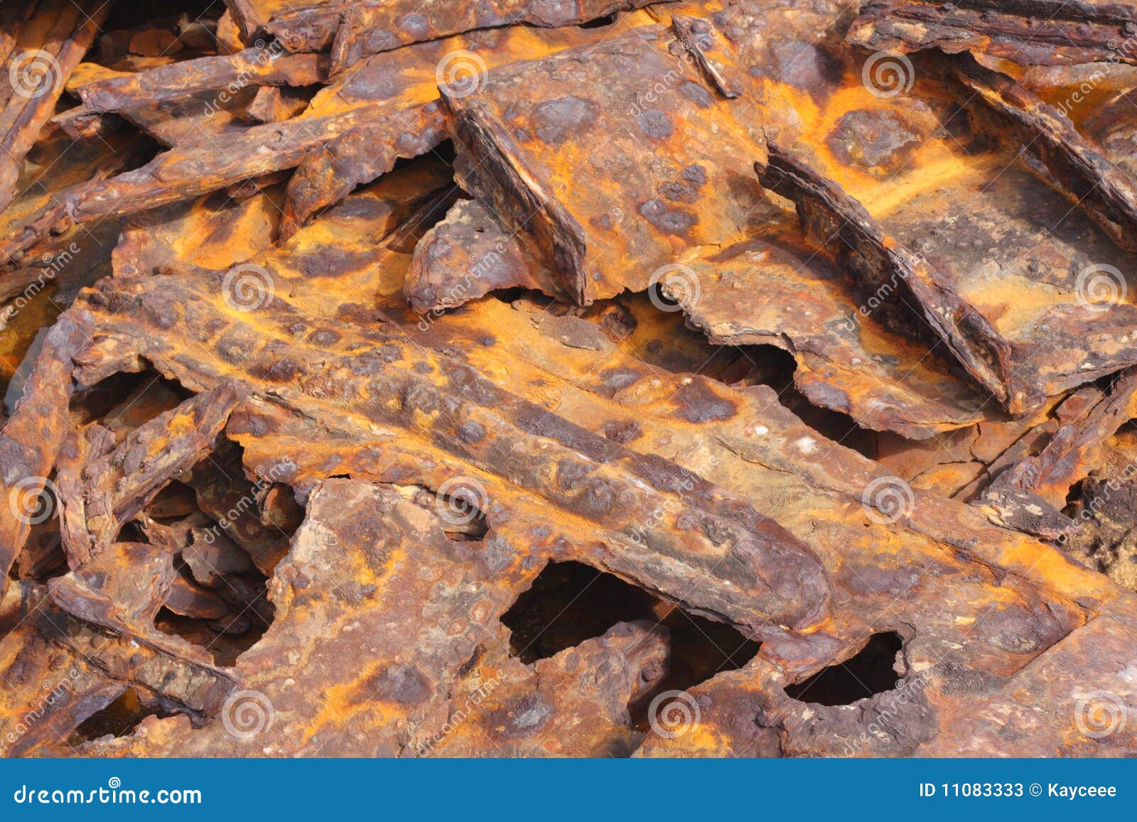 Twisted rusted metal wreck stock image. Image of rusted - 11083333