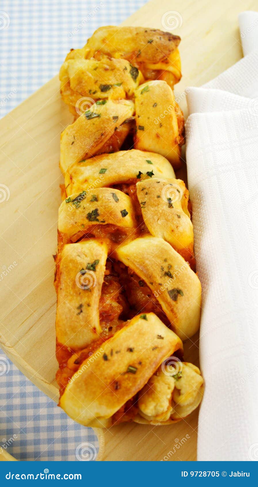 Twisted Savory Loaf stock image. Image of food, cooking - 9728705