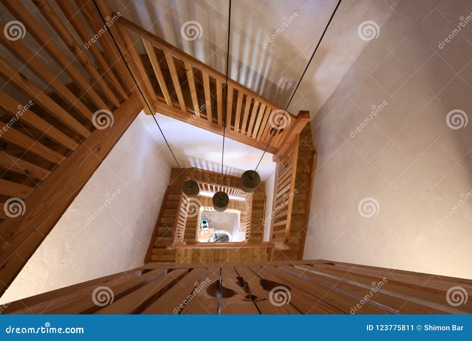 Twisted spiral staircase stock image. Image of summer - 123775811