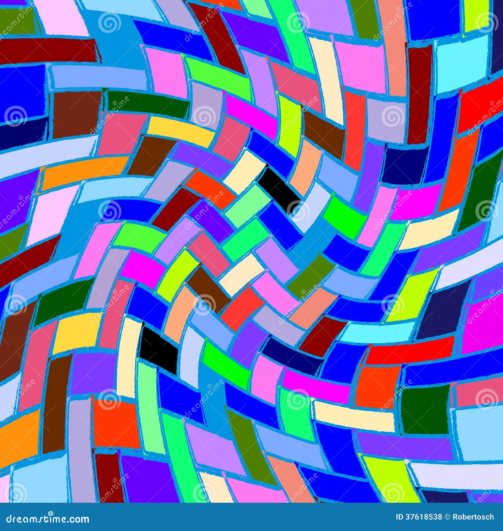 Twisted square pattern stock vector. Illustration of lines - 37618538