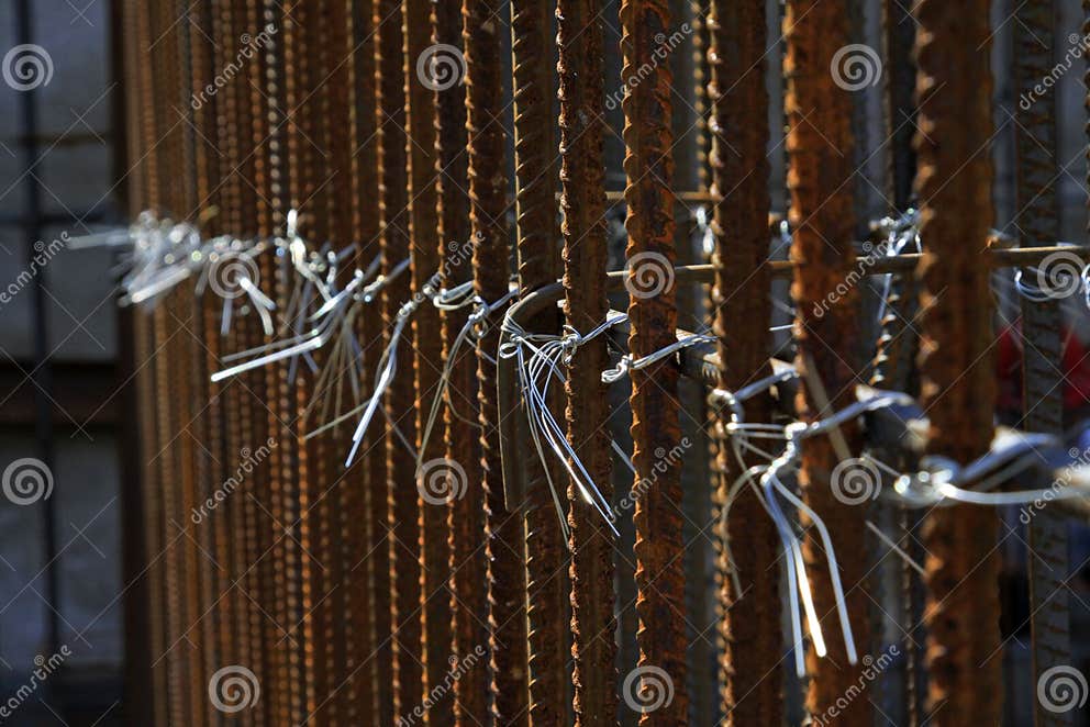 Twisted Steel and Binding Wire Stock Photo - Image of metal ...