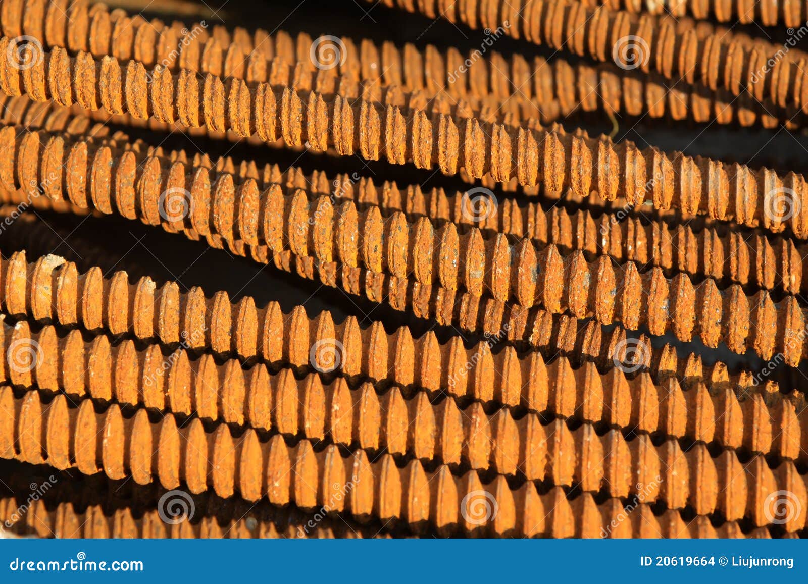 Twisted Steel Construction Materials Stock Photo - Image of materials ...