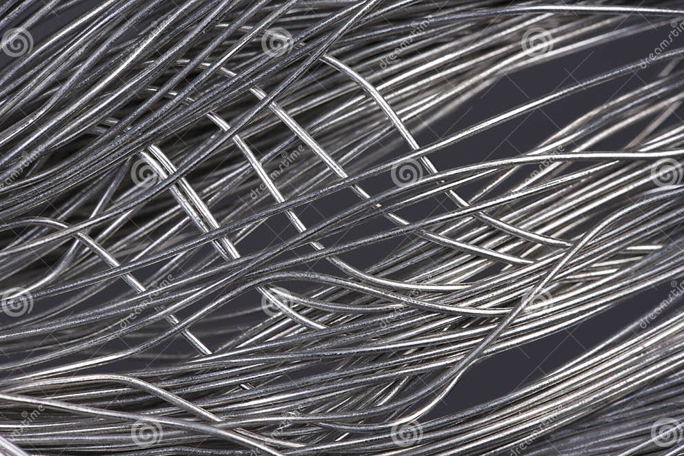 Twisted steel wire stock photo. Image of mesh, metal - 128977032