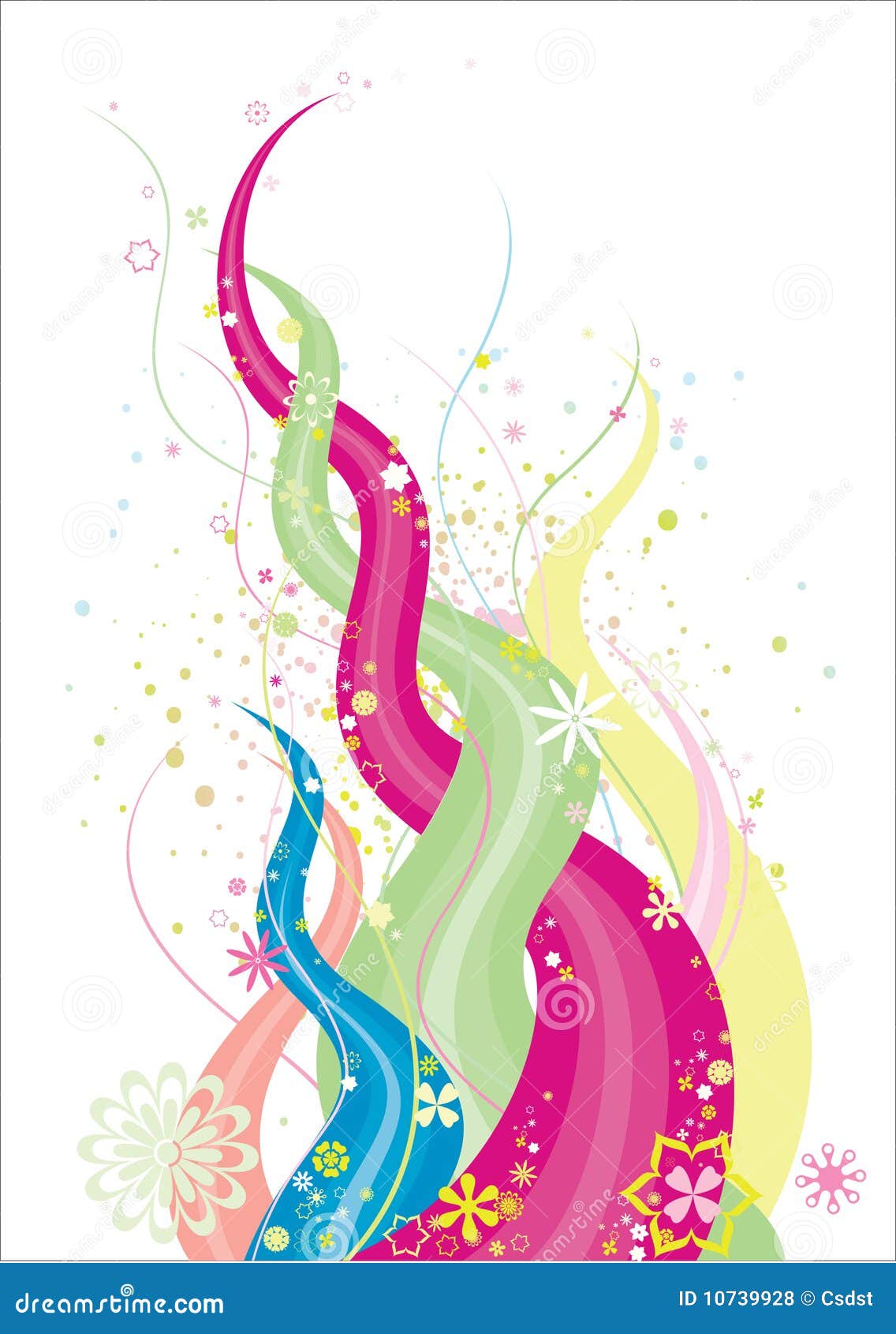 Twisted Strands Background Vector Illustration | CartoonDealer.com ...