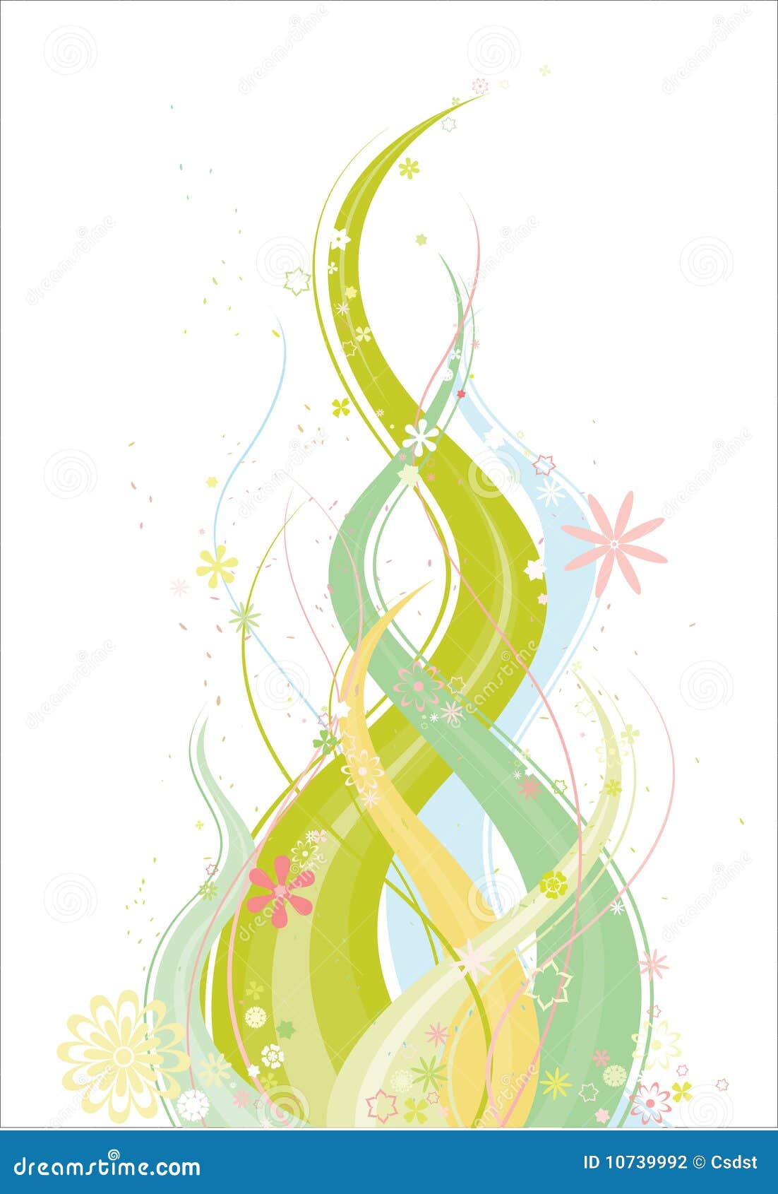 Twisted strands background stock vector. Illustration of intertwined ...