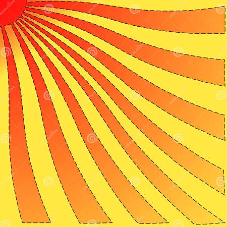 Twisted sun stock illustration. Illustration of flare - 6956756