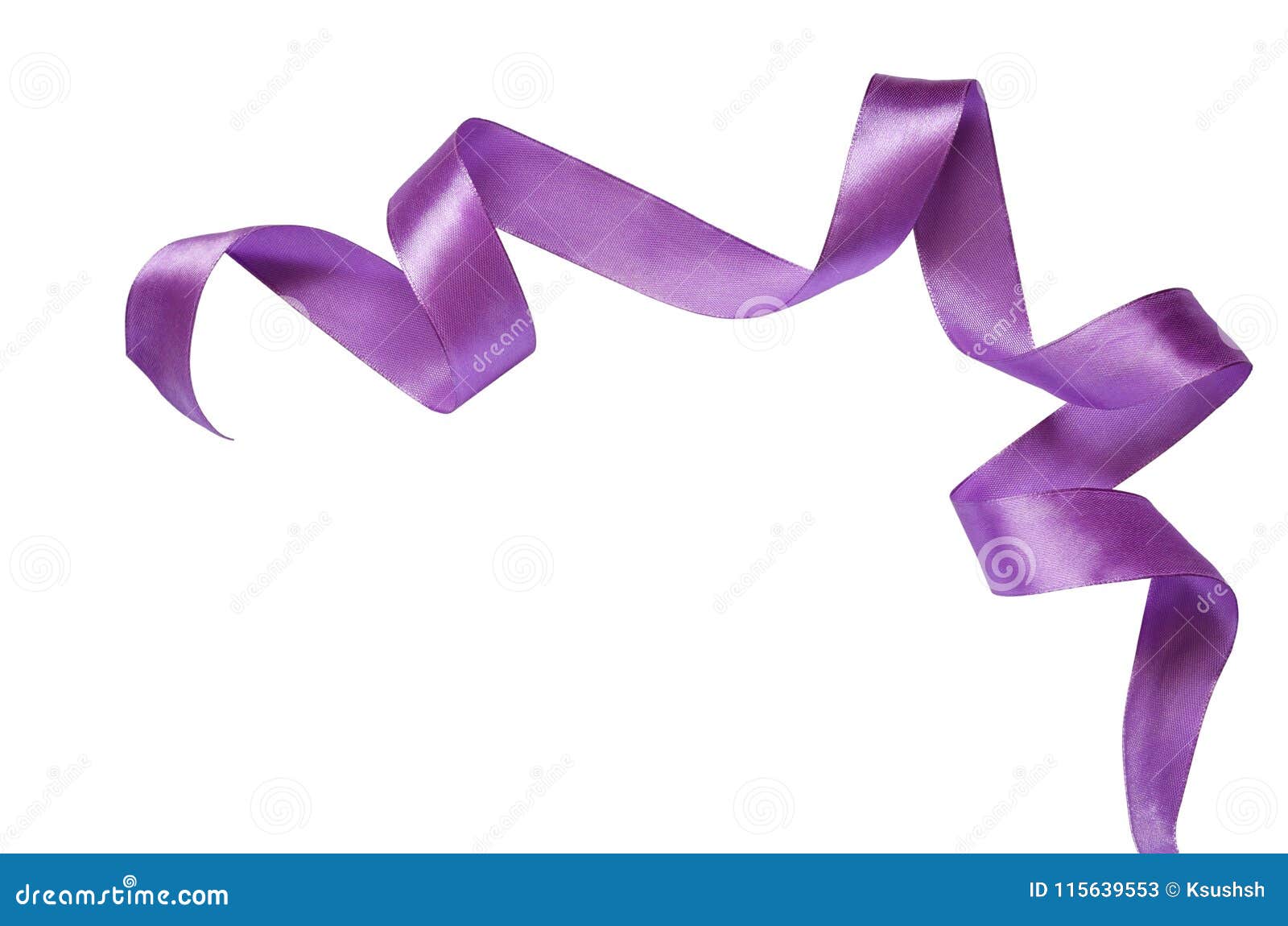 Twisted violet silk ribbon stock image. Image of satin - 115639553