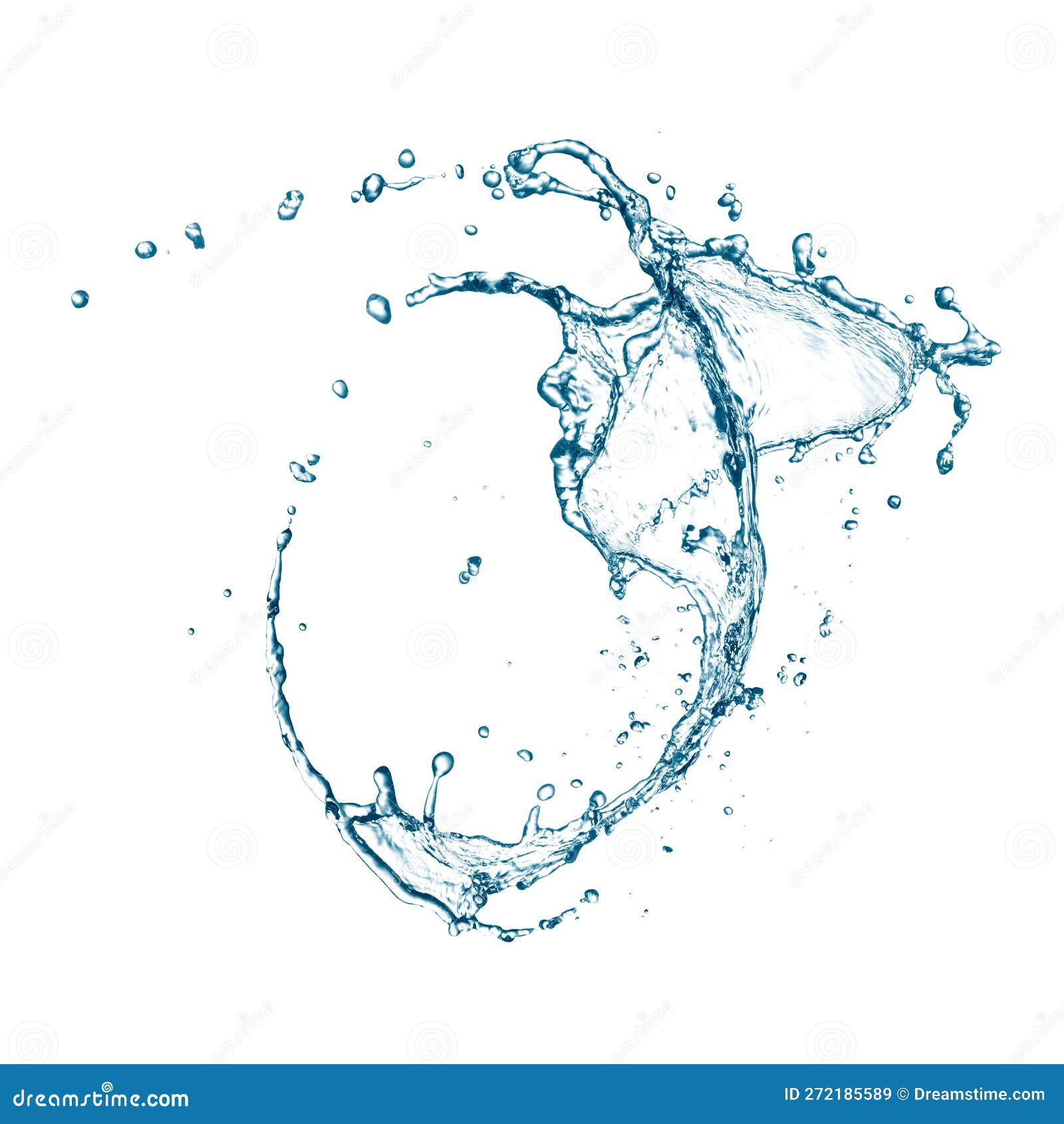 Twisted water splash stock image. Image of splash, white - 272185589