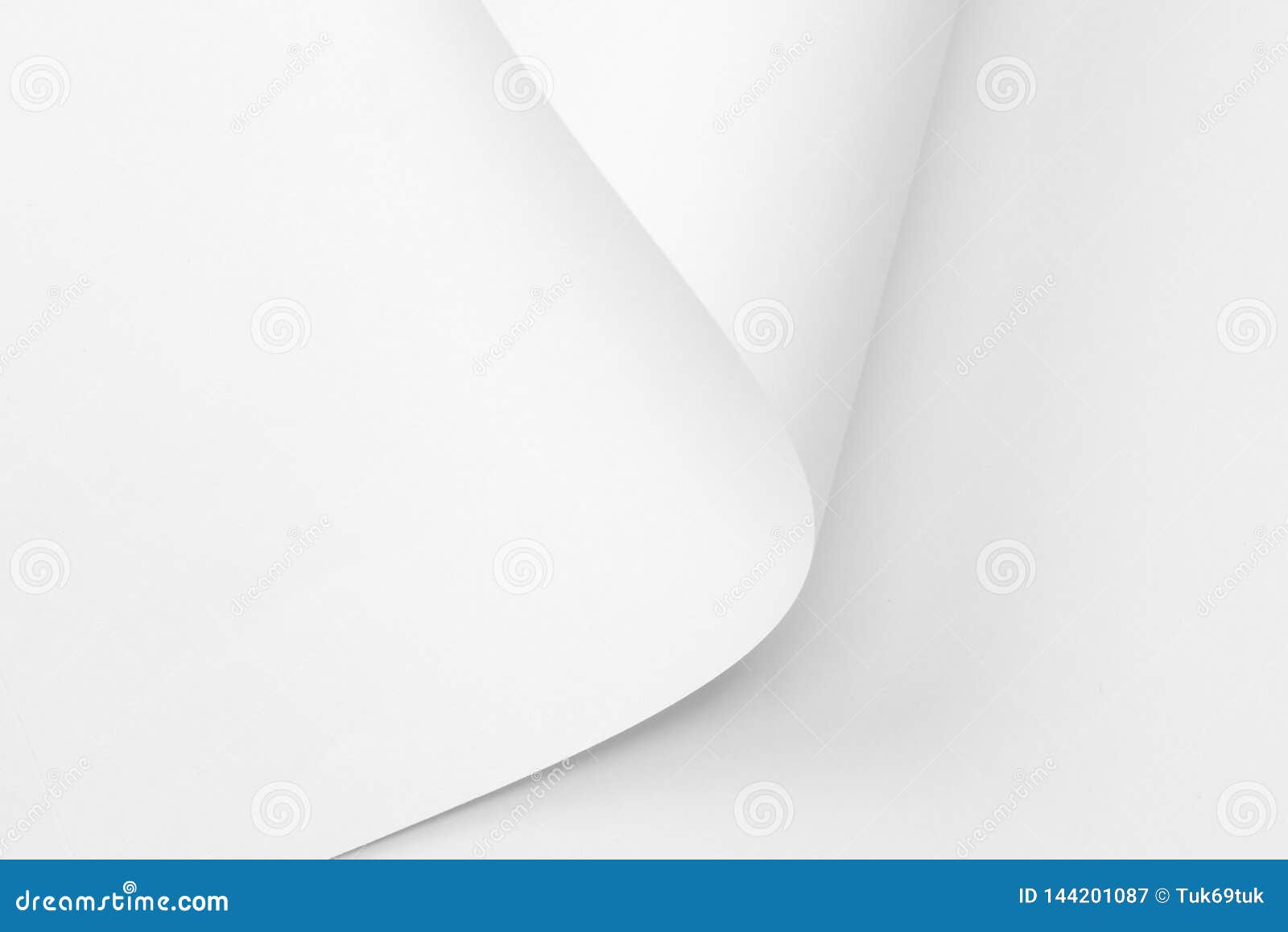Twisted White Paper Sheets Background Texture for Design Stock Image ...
