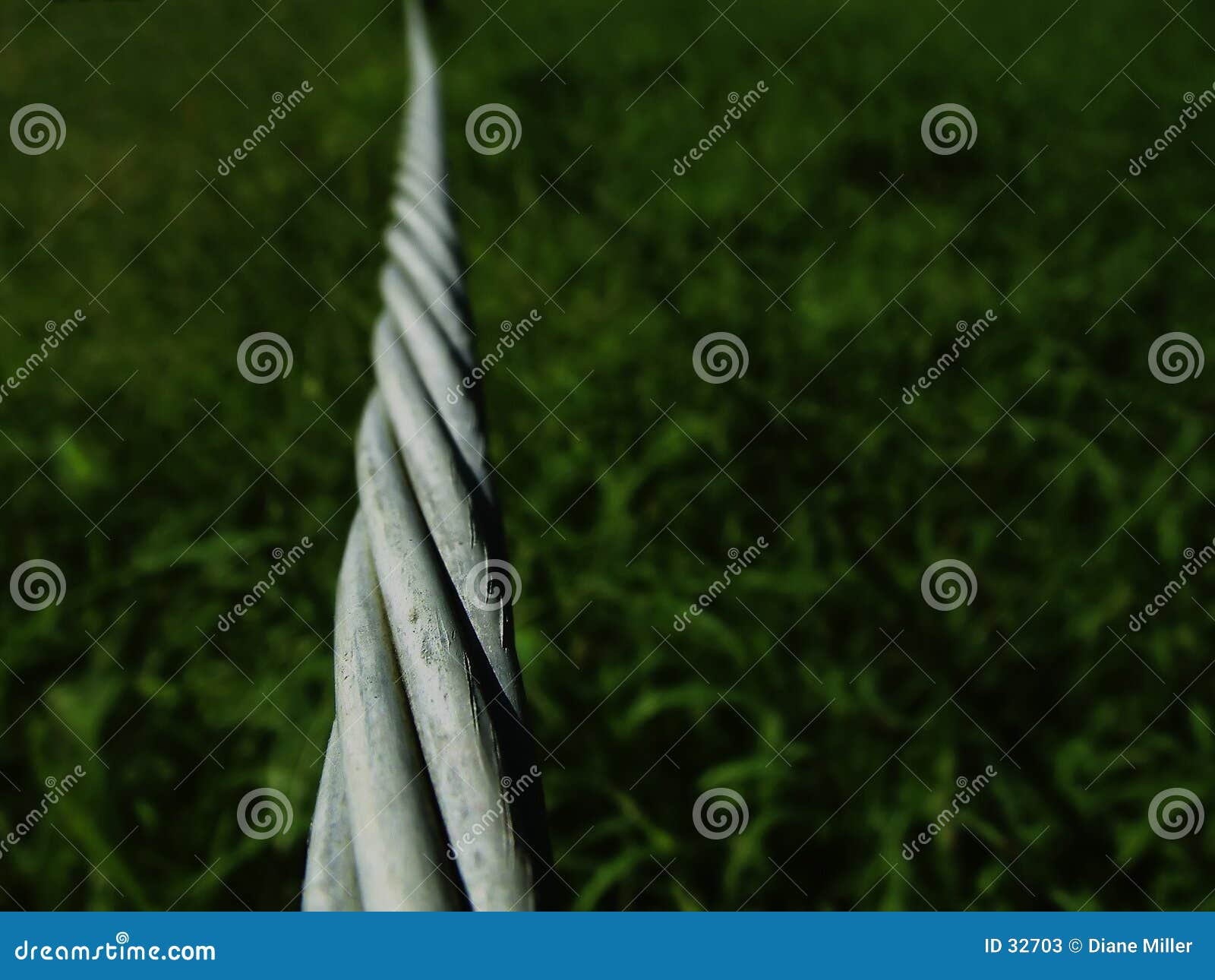 Twisted wire stock image. Image of distance, prepare, green - 32703