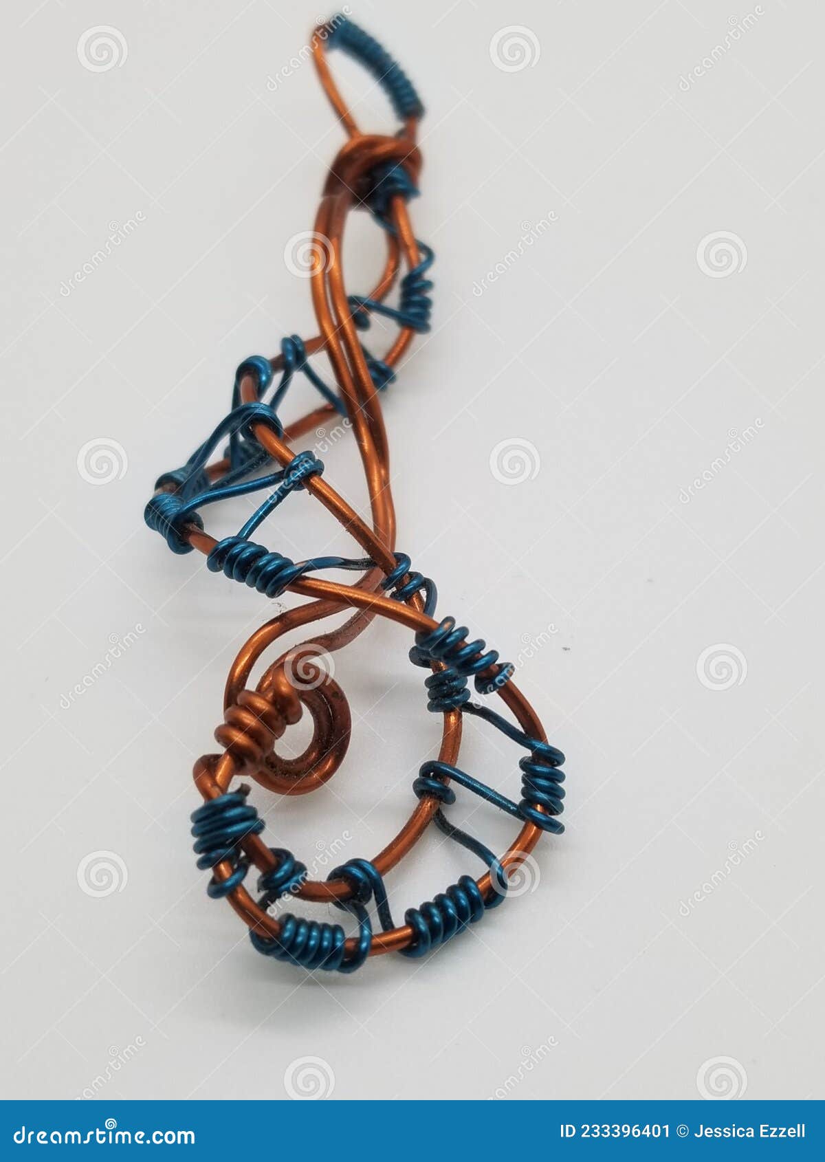 Twisted wire abstract art stock image. Image of gemstone - 233396401