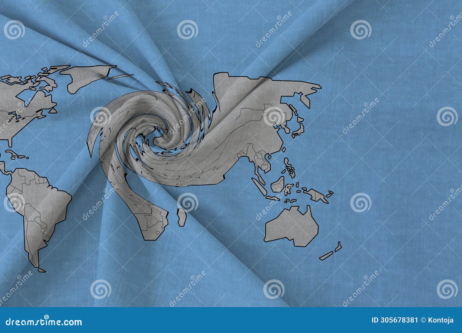 Twisted World Map - Regional Problems of the World, Climate Problems ...