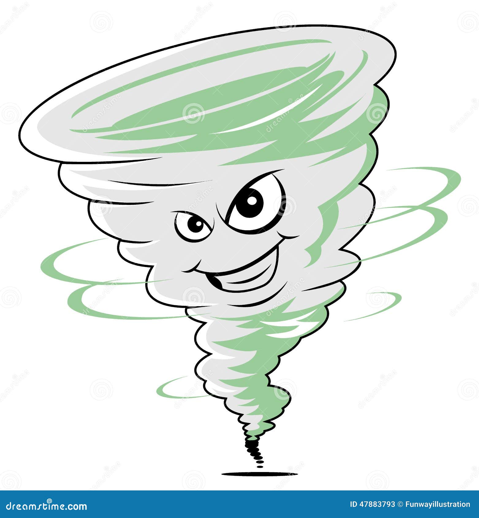 Twister Mascot Vector Illustration | CartoonDealer.com #72950156