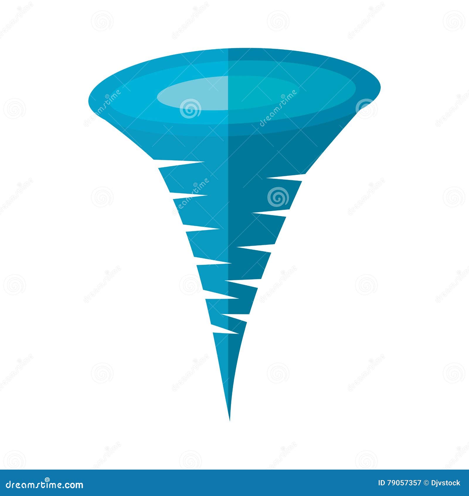 Twister Climate Symbol Isolated Icon Vector Illustration ...