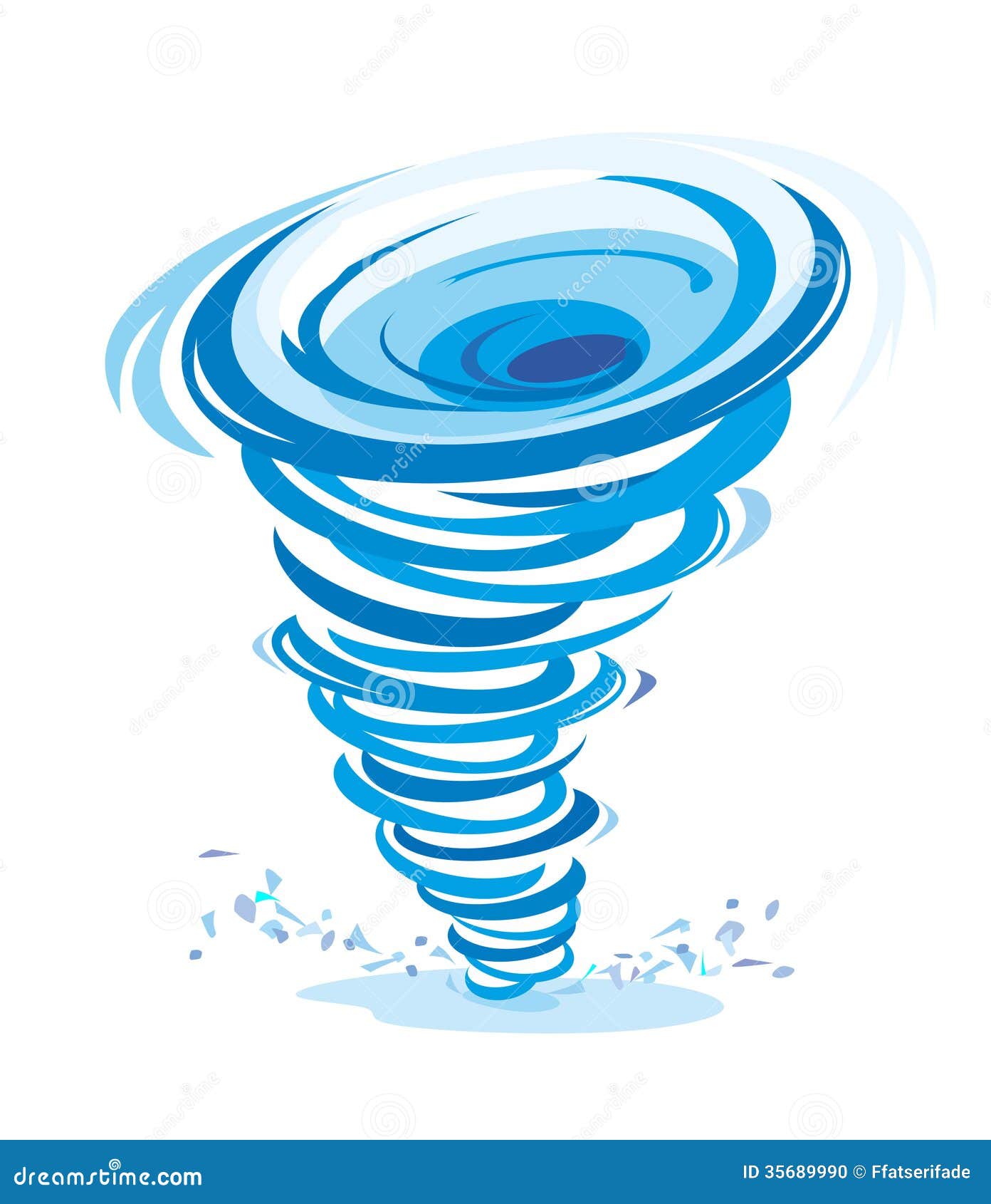 Twister stock illustration. Illustration of rush, force - 35689990