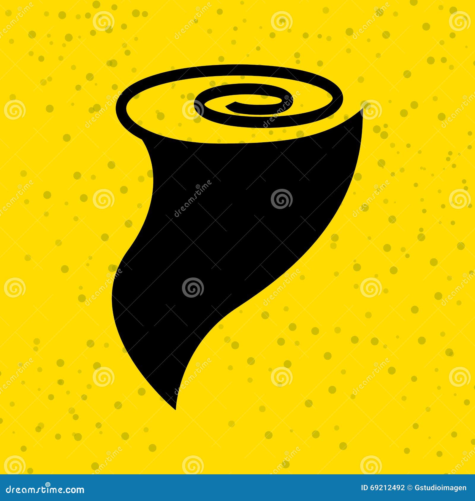 Twister icon design stock illustration. Illustration of icon - 69212492