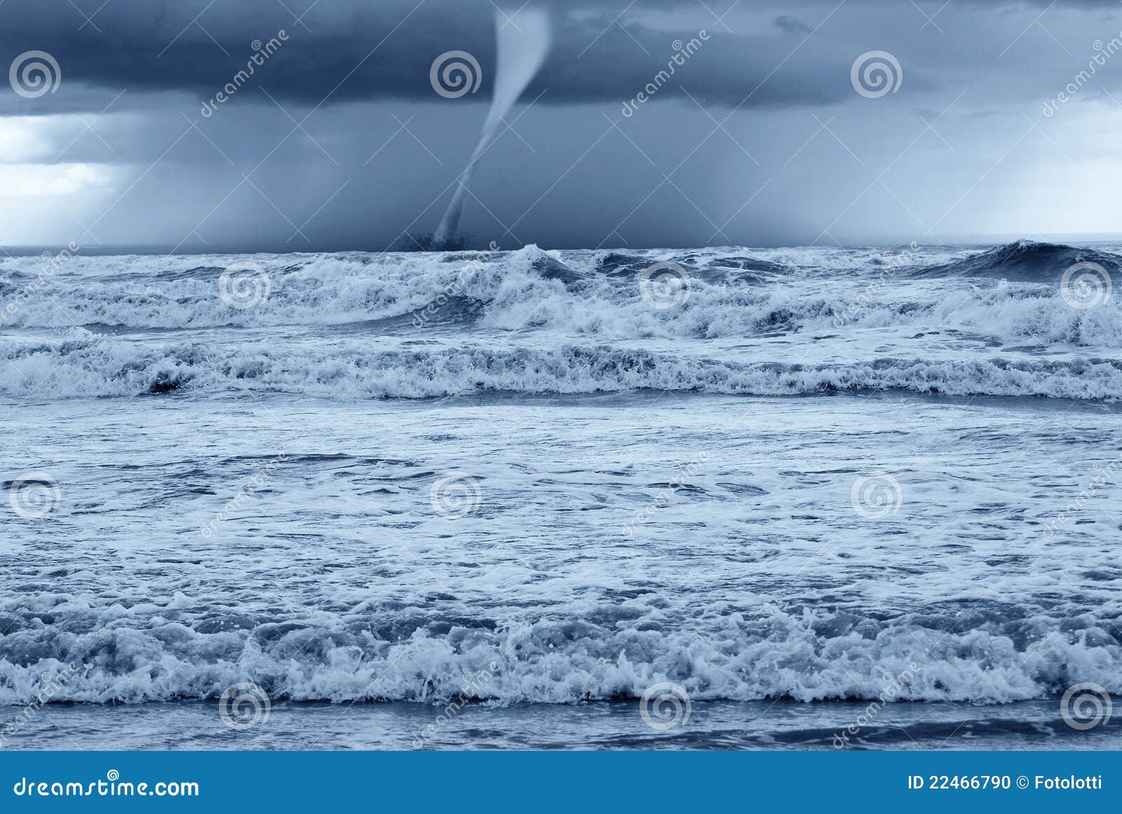 Twister in the sea stock photo. Image of isolated, morning - 22466790