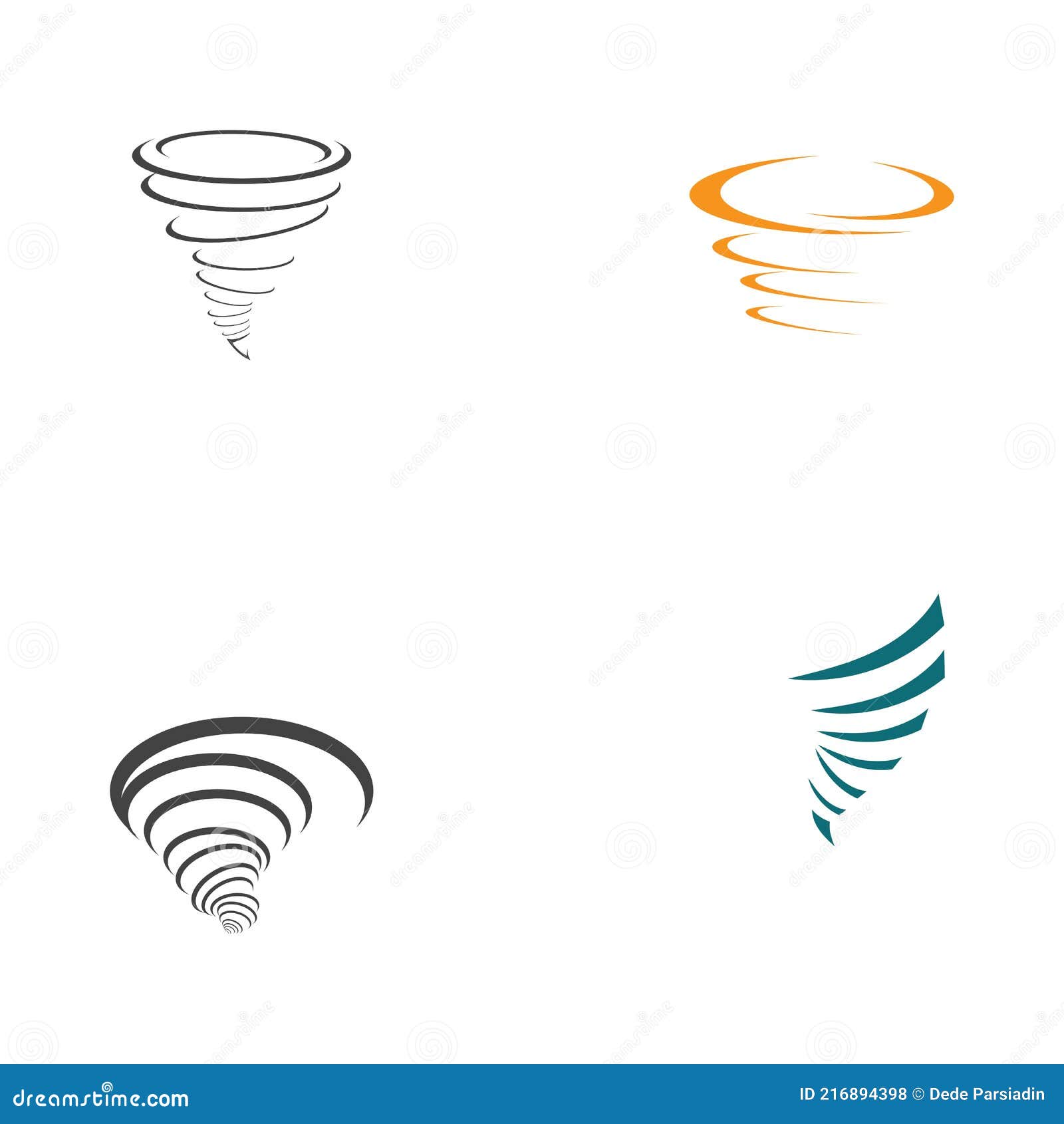 Twister stock vector. Illustration of fast, weather - 216894398