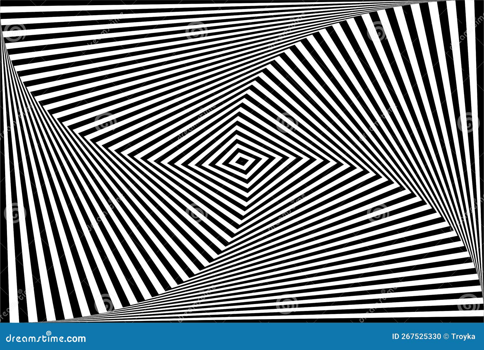 Twisting Motion Illusion in Abstract Op Art Pattern. 3D Effect Stock ...