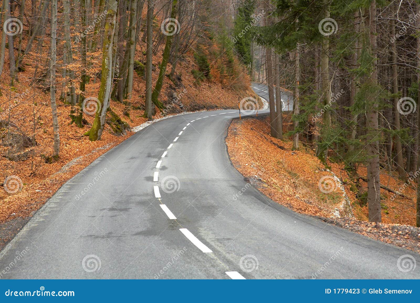 Twisting road stock image. Image of motorway, highway - 1779423