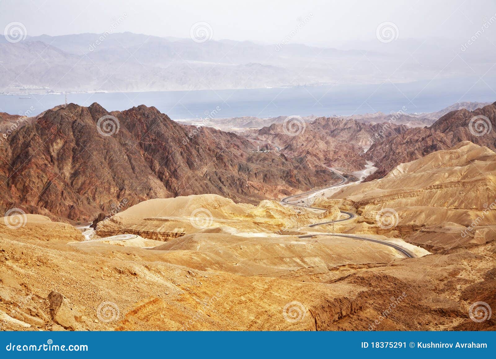 Twisting road stock image. Image of terrain, roadside - 18375291