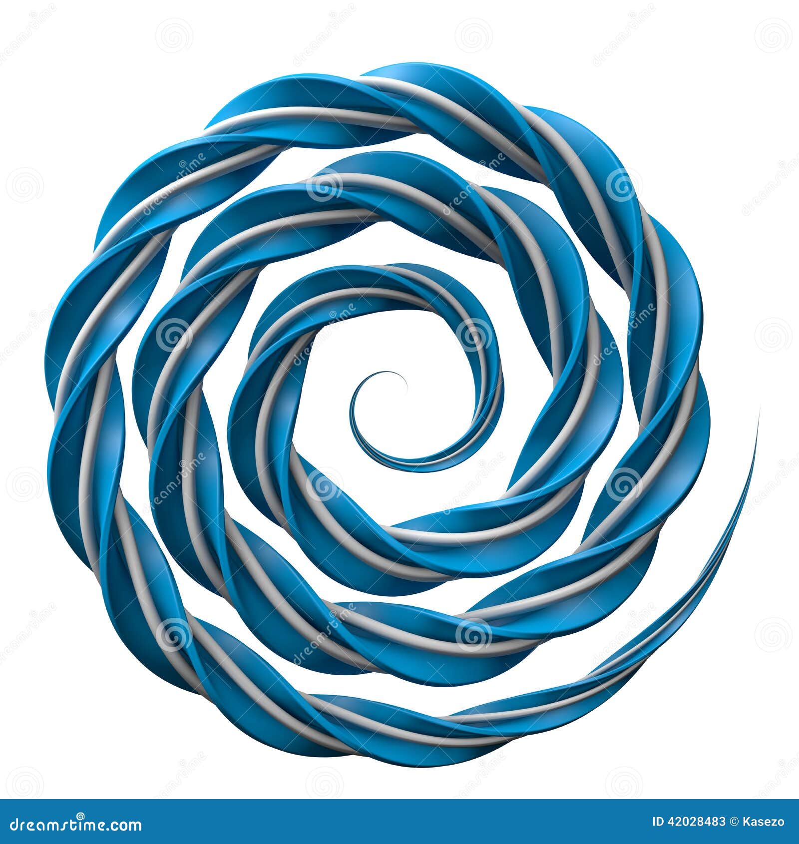 Twisting shapes stock illustration. Illustration of spiral - 42028483
