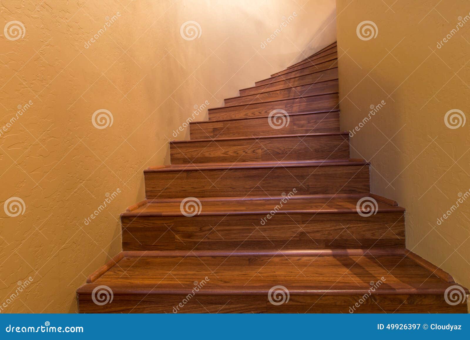 Twisting Staircase stock image. Image of home, wood, stairs - 49926397