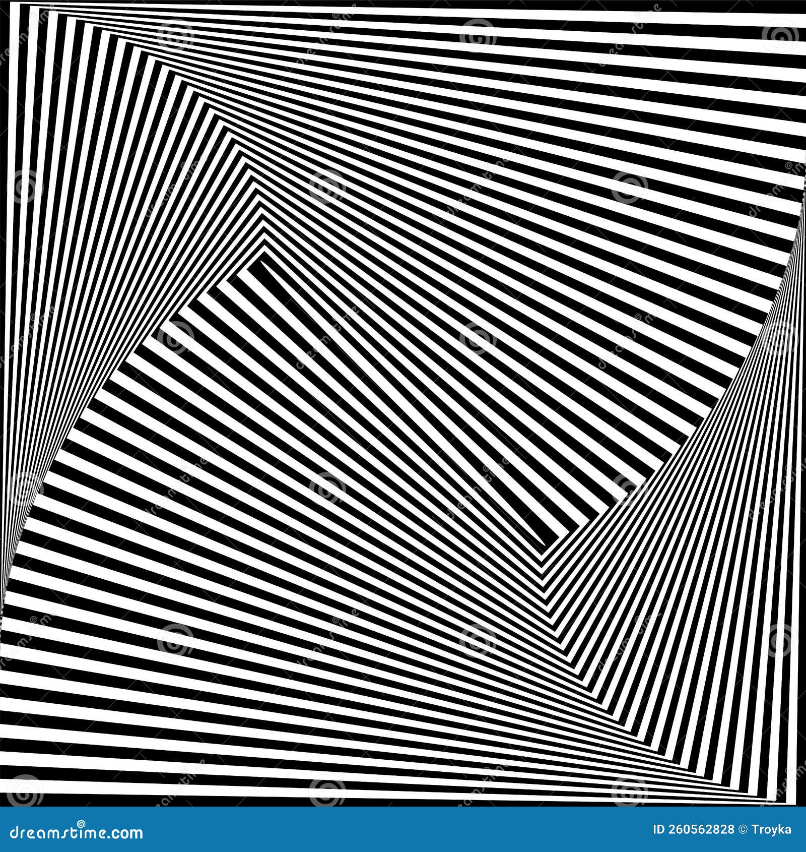Twisting Torsion Movement and 3D Illusion in Abstract Op Art Lines ...