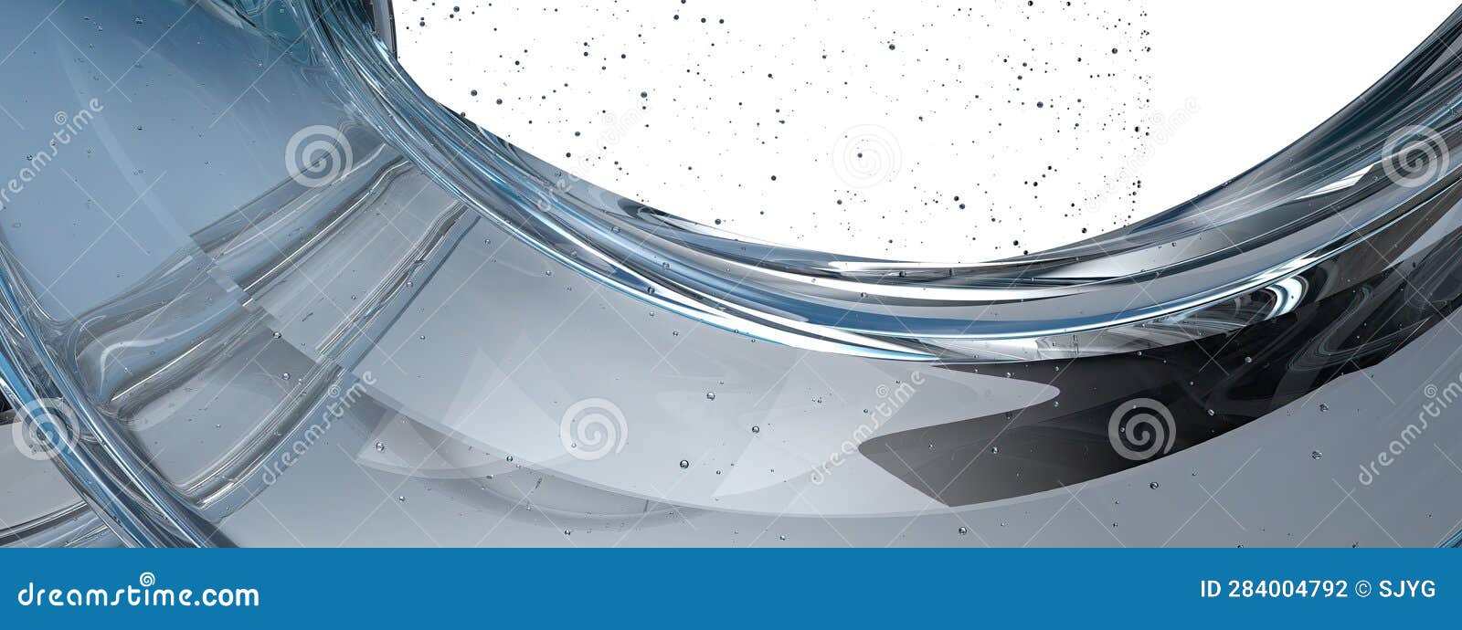 Twisting Water Band Clear and Refreshing Feeling of Cold Summer Water ...