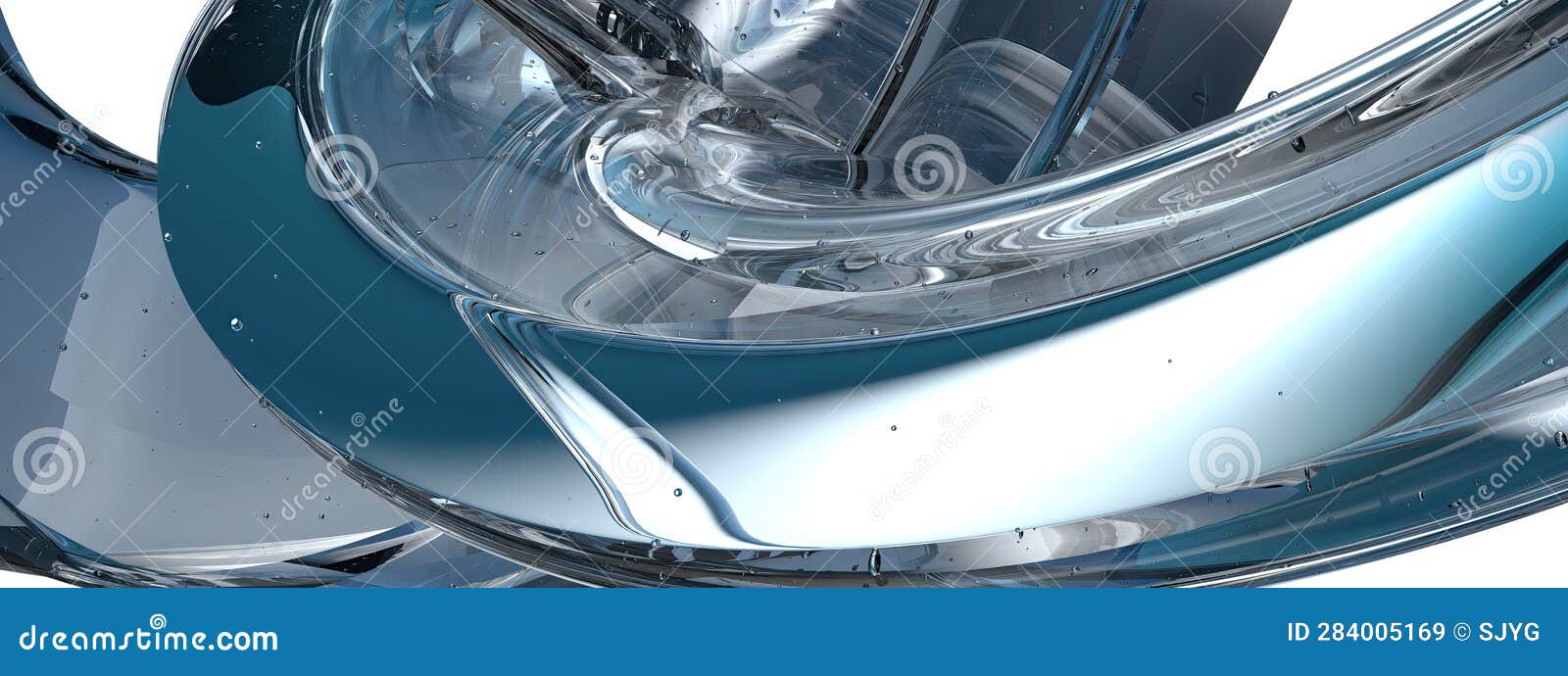 Twisting Water Band Cool and Transparent Feeling of Summer Water-like ...