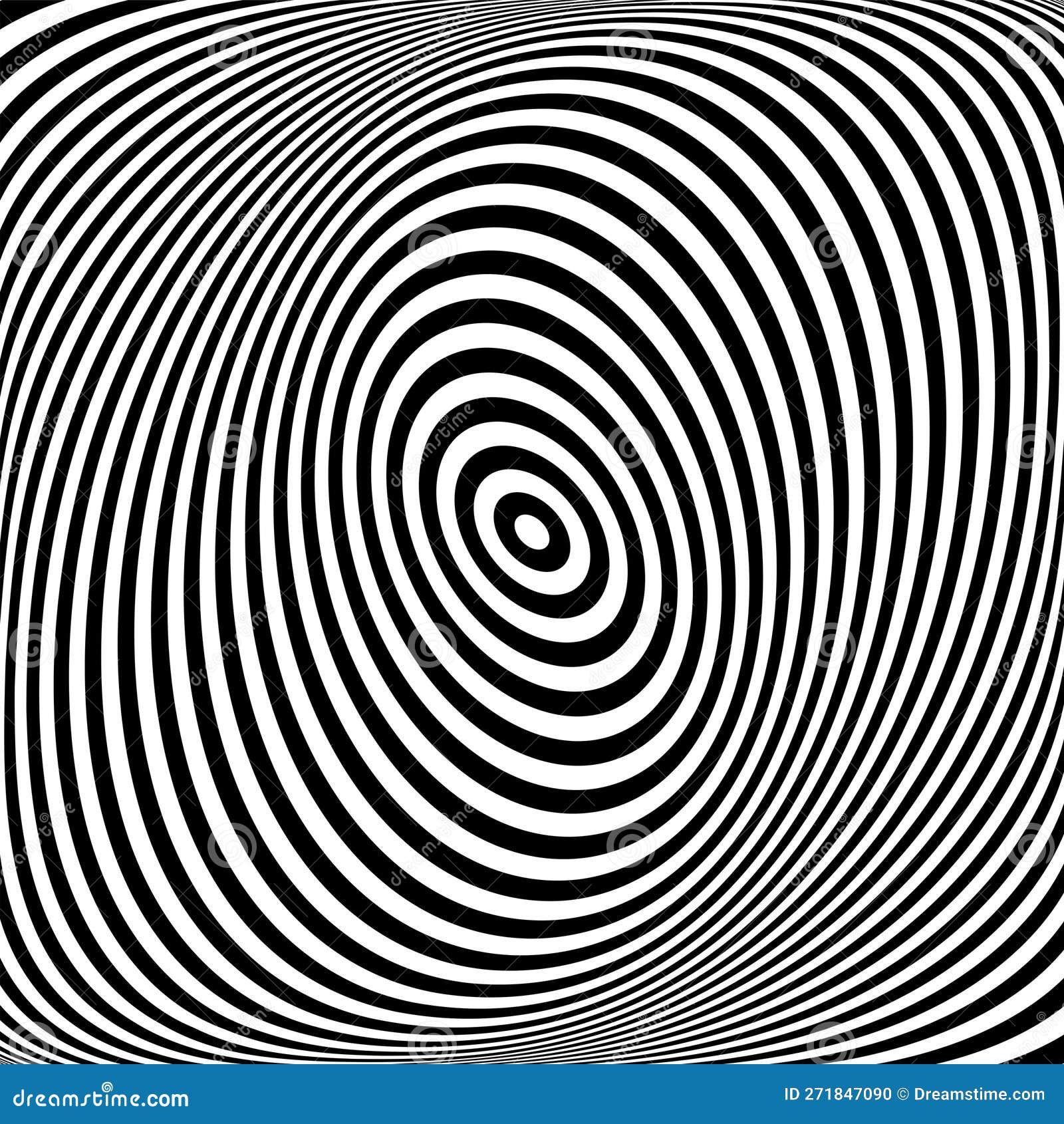Twisting Whirl Motion and 3D Illusion in Abstract Op Art Striped Lines ...