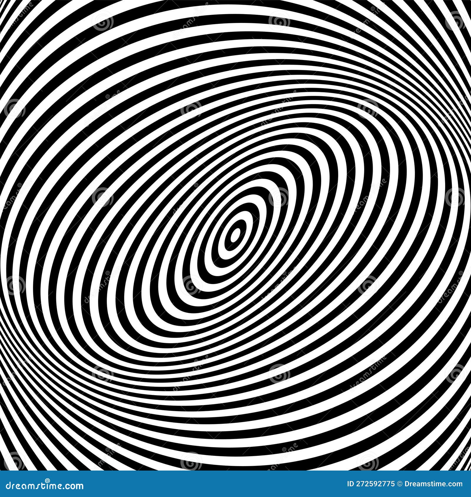 Twisting Whirl Motion and 3D Illusion in Abstract Op Art Striped Lines ...